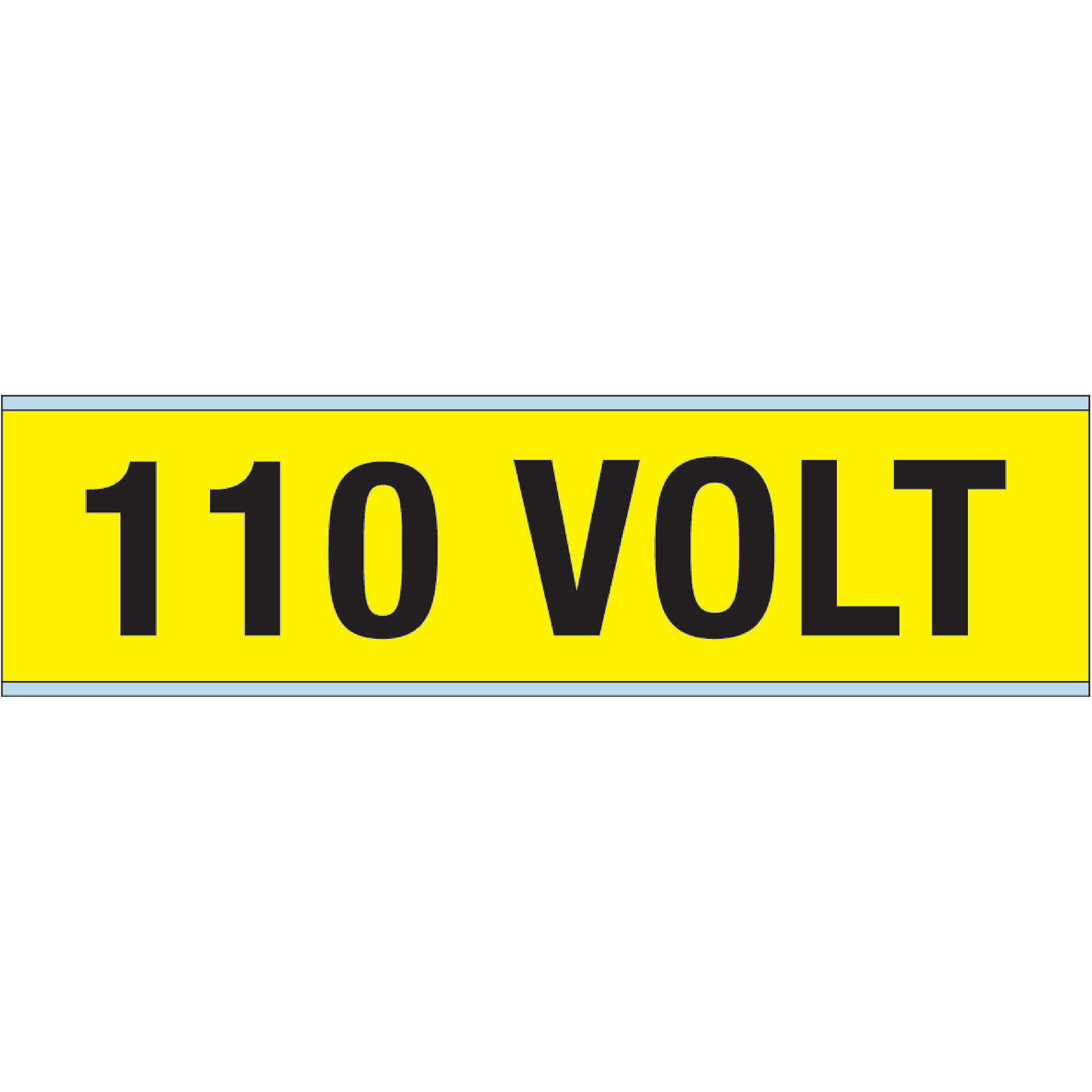 BRADY 244708 warning pictogram - voltage markers - 110 Volt, 57,15 x ...