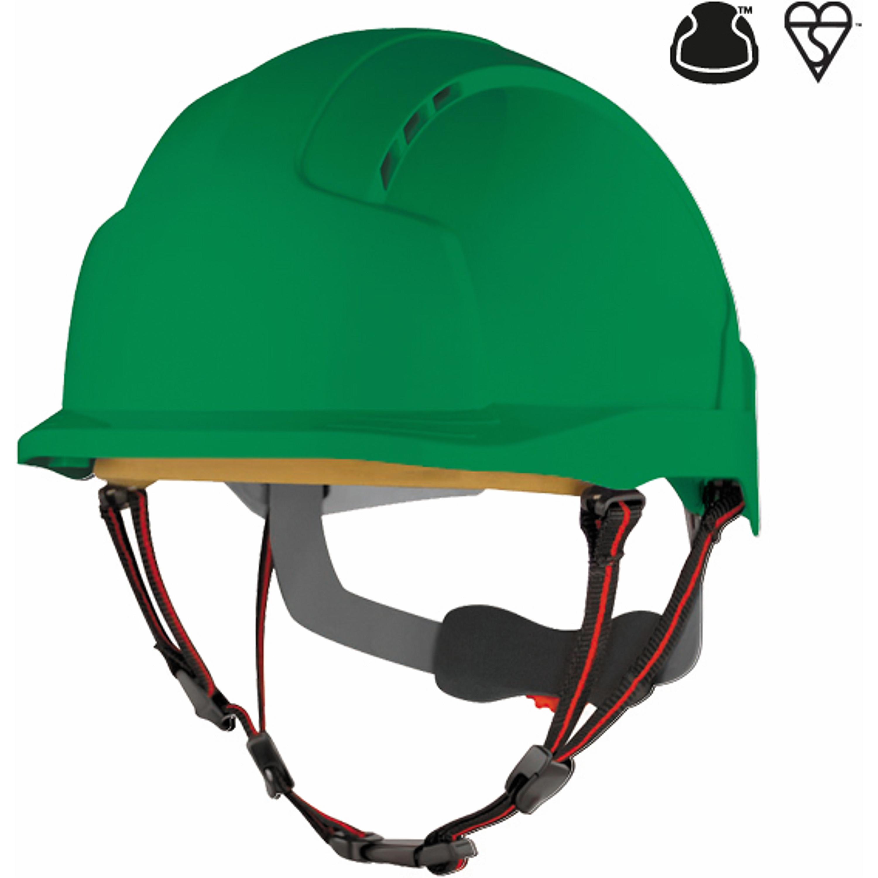 JSP EVOLite Skyworker industrial climbing helmet green - AJS260-000-300 ...