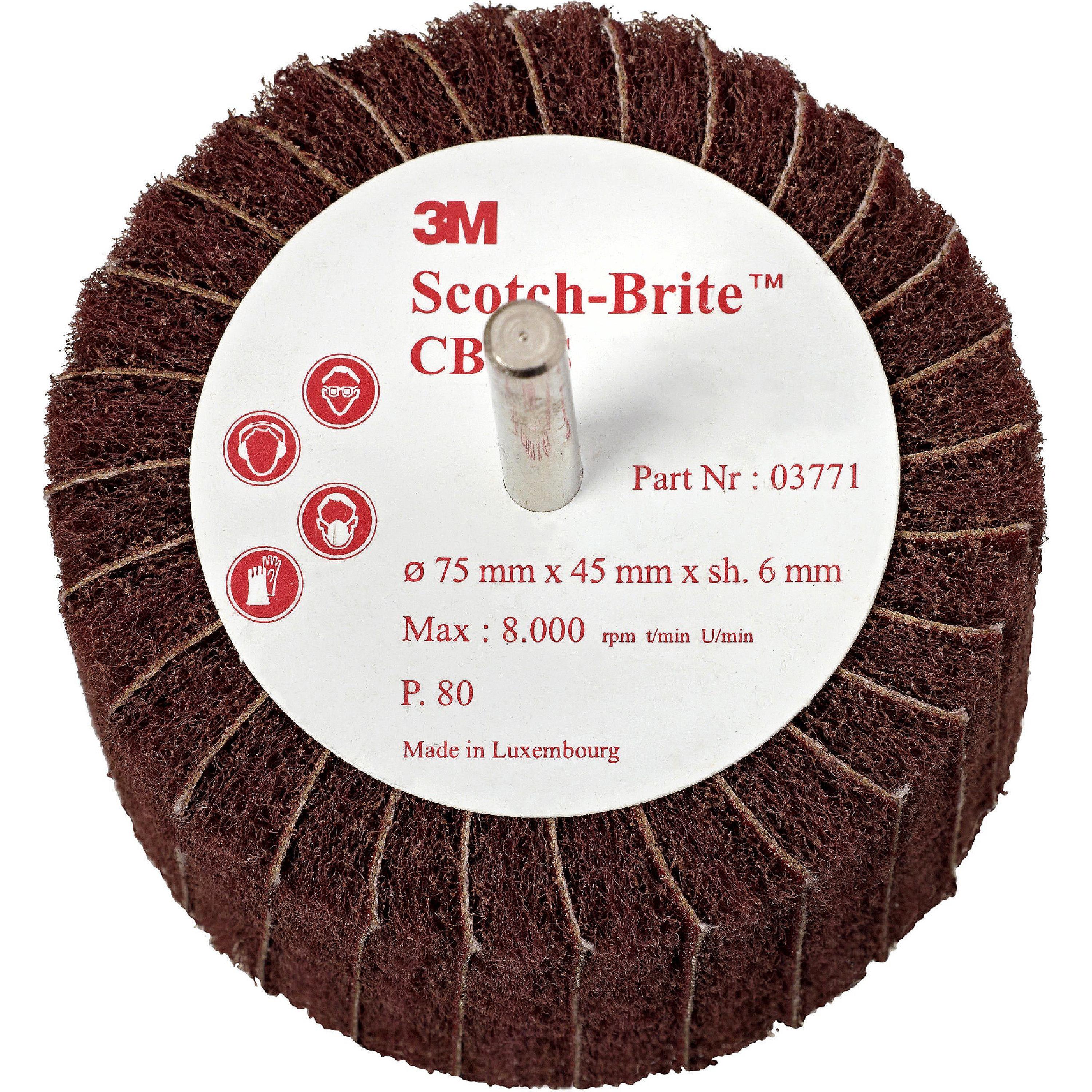 3M - SCOTCH-BRITE 3771 combi blade brush, CB-ZS, 75 mm x 45 mm x 6 mm ...