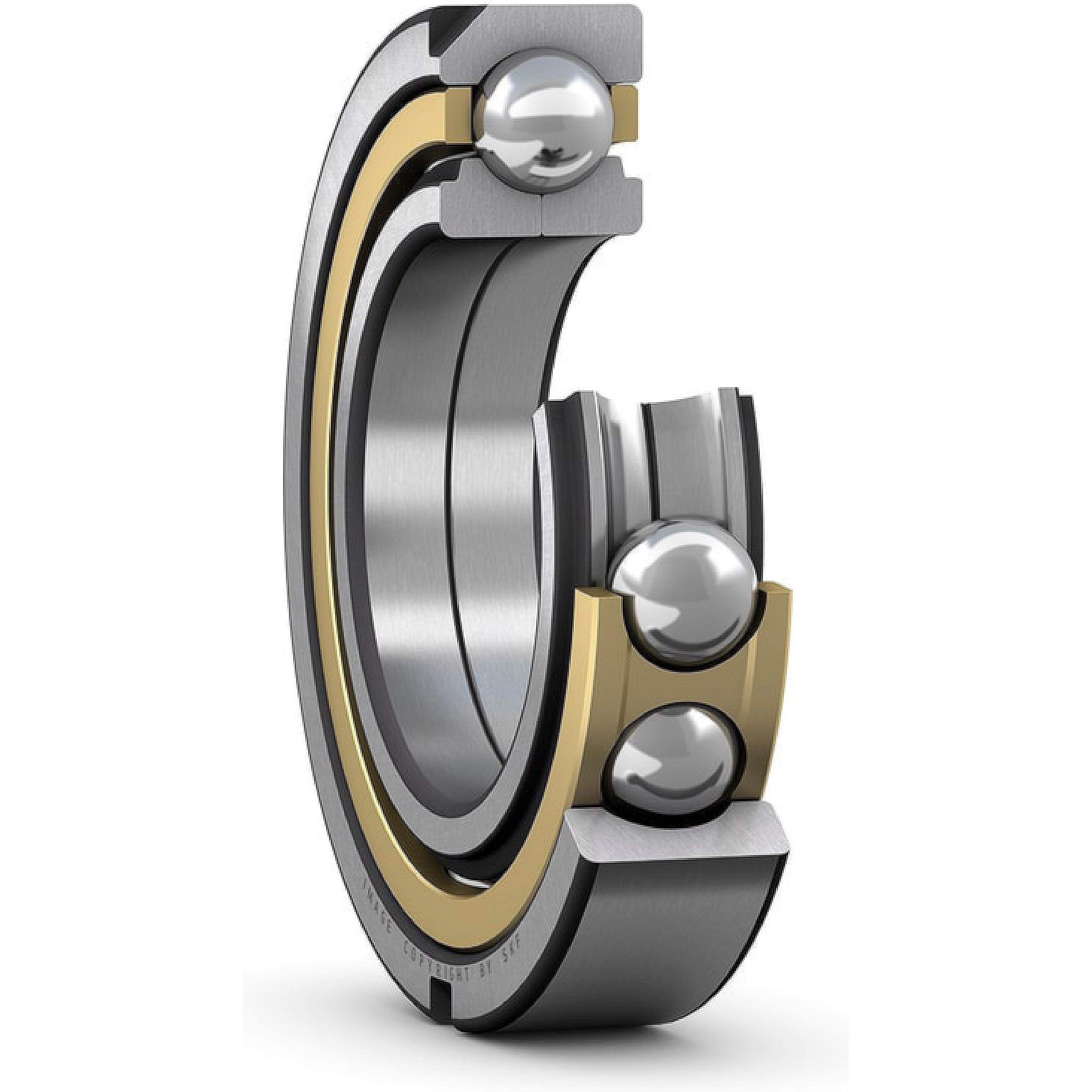 SKF QJ 304 LA/P63 four-point contact ball bearing with 35° contact ...