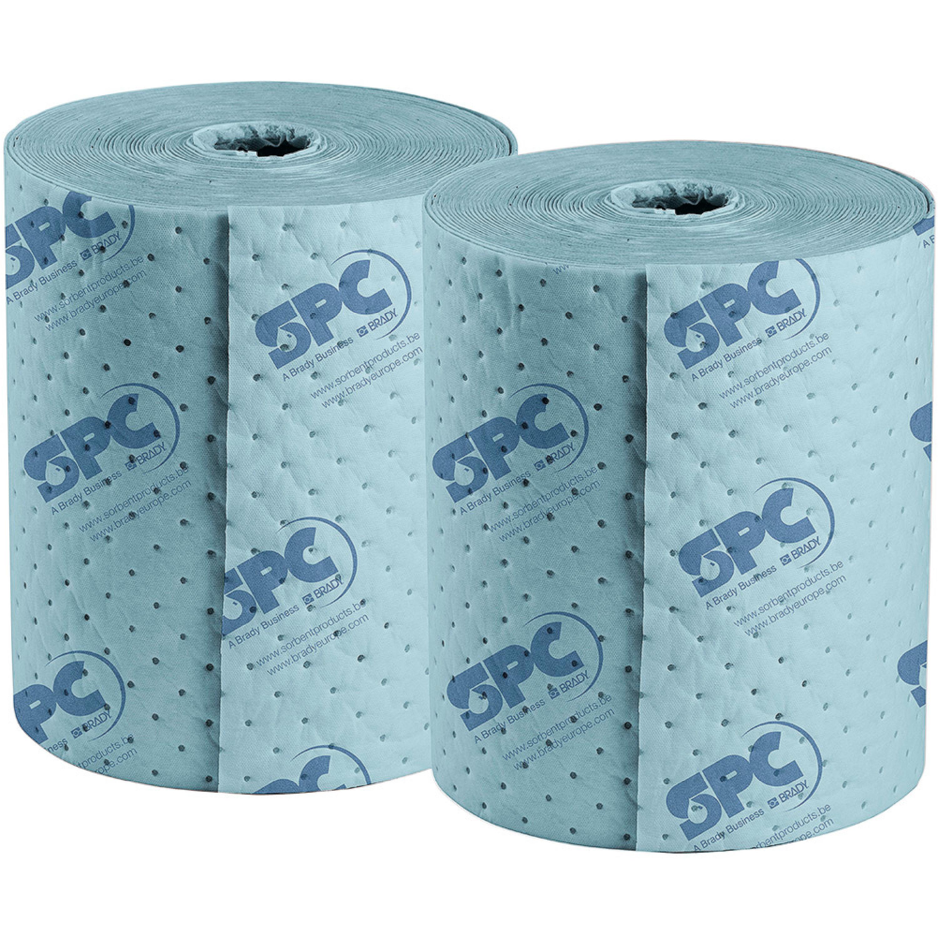 SPC SPC155-2P absorbent roll 48 cm x 44 m, heavy weight, perforated and ...