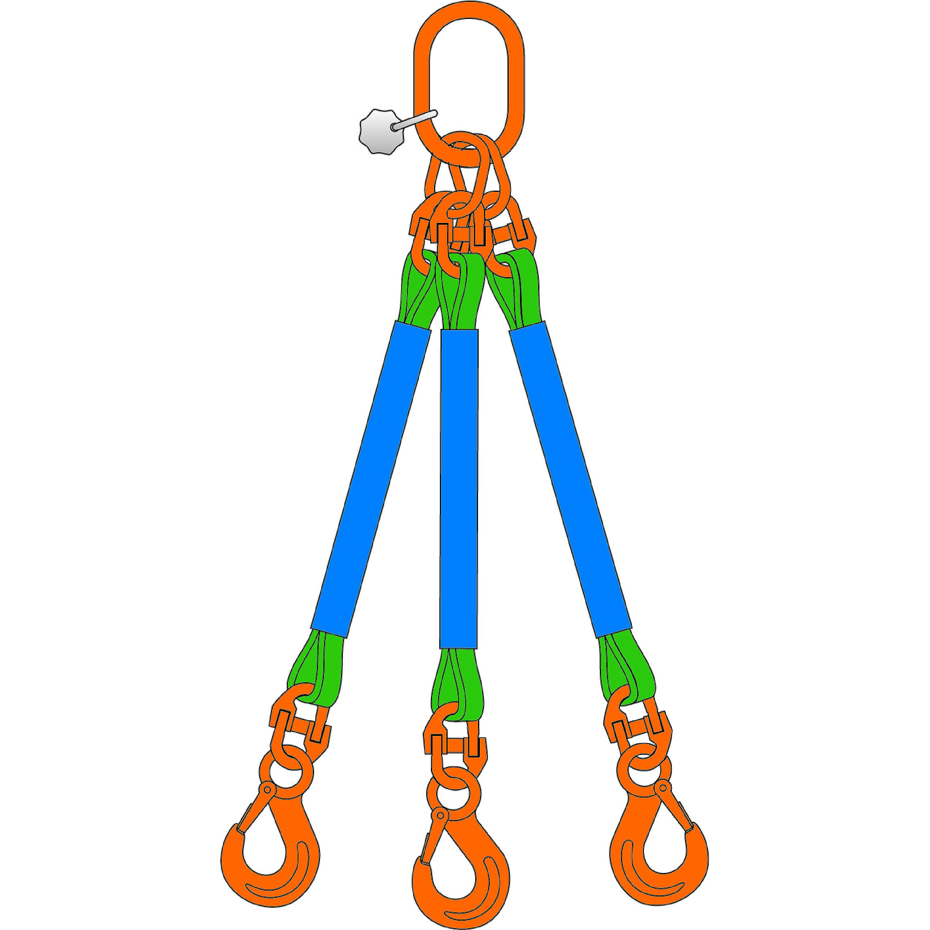 REMA 2593301 roundslinging 3-jump 1m, 4500kg | Klium