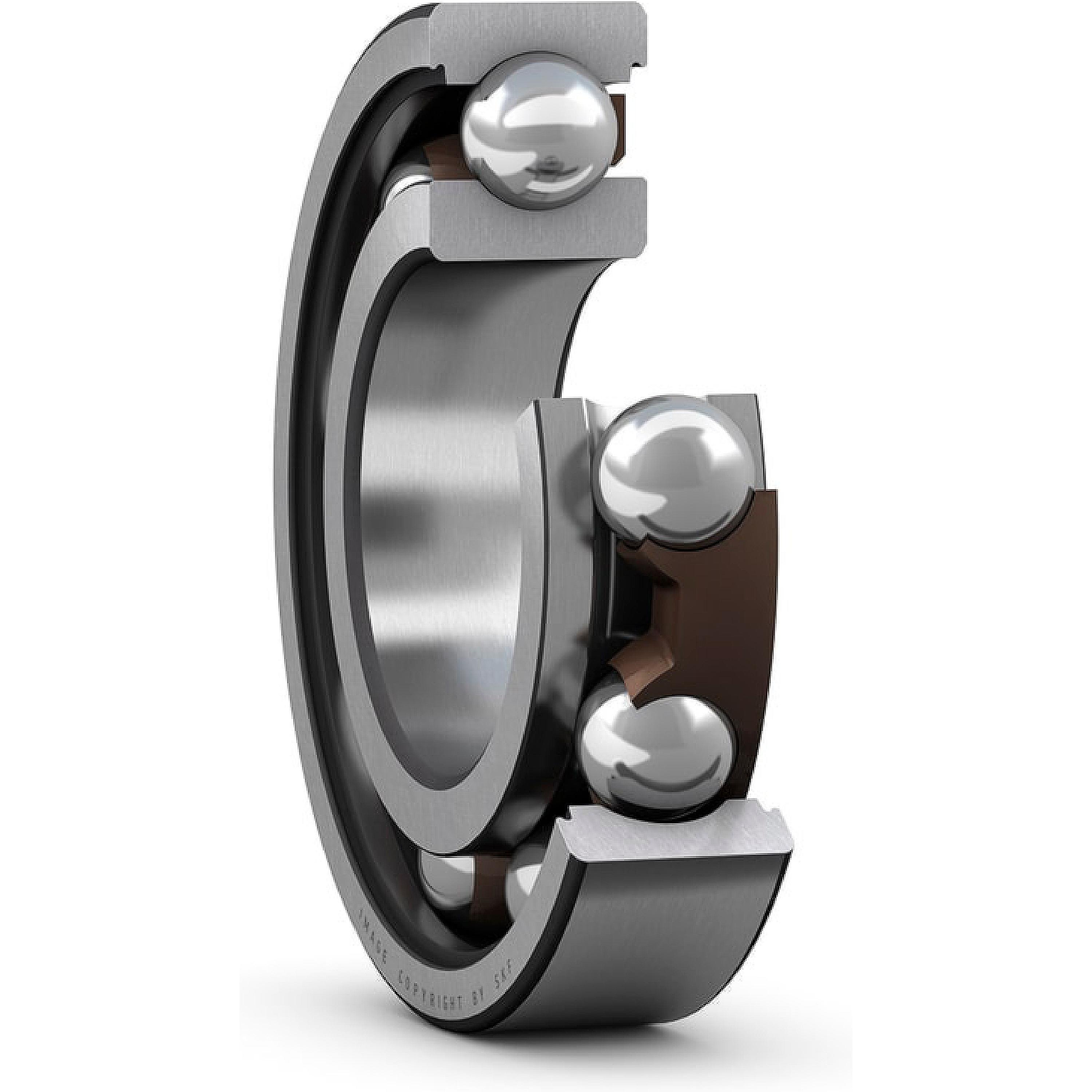 SKF 6203 TN9/C5H single-row groove ball bearing cylindrical 17x40x12 mm ...