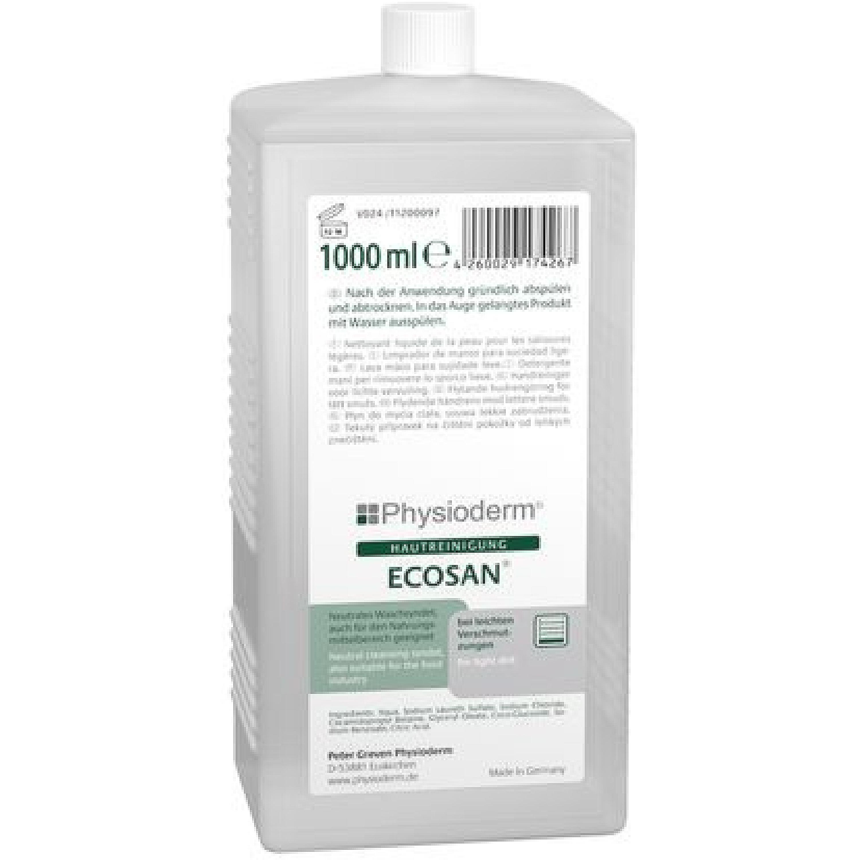 PHYSIODERM Ecosan hand cleaner unscented (1 l bottle) - 13897005 | Klium