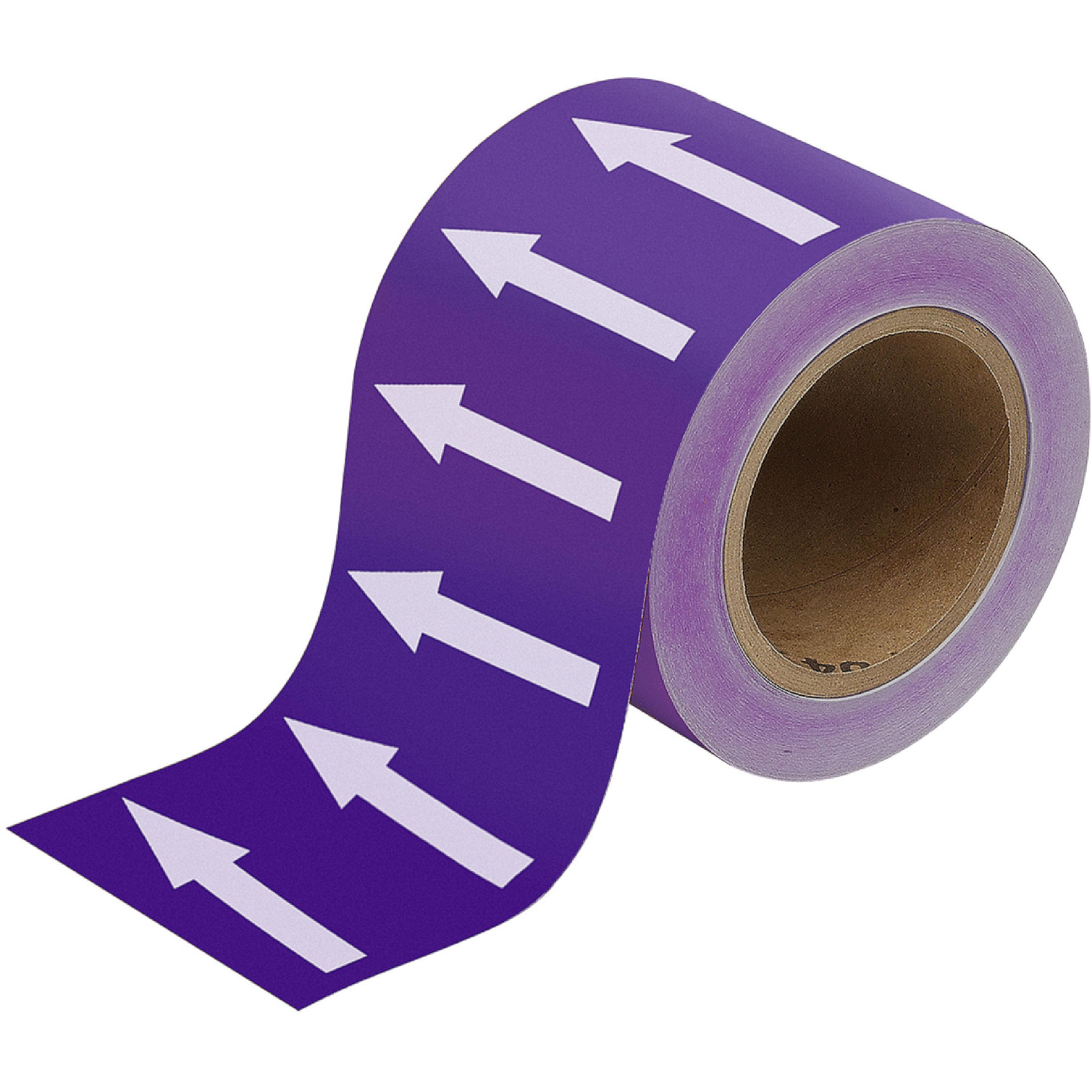 BRADY 275132 arrow tape white/purple on roll 33 m x 100 mm (1300 pcs ...