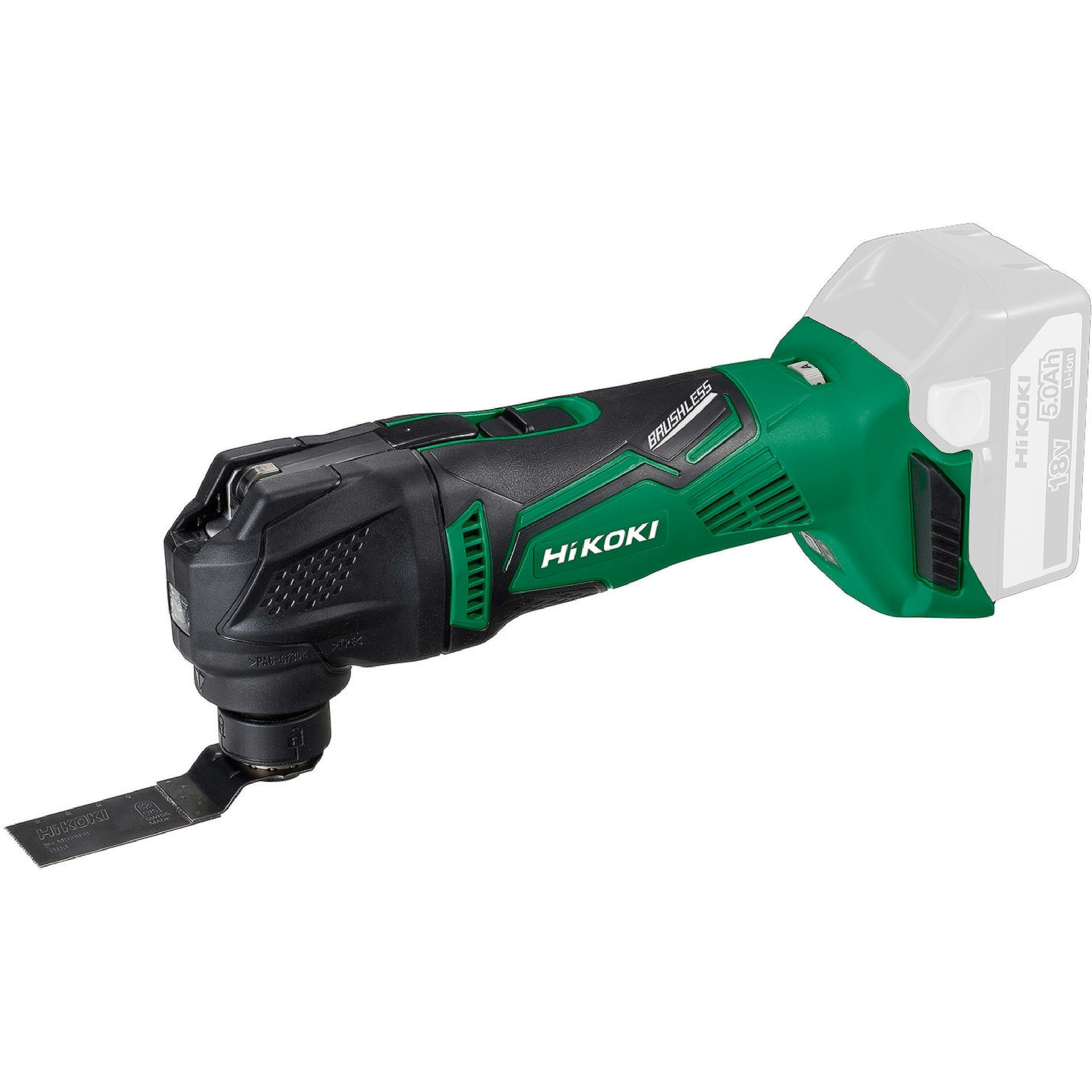 HIKOKI CV18DBLW2Z 18V cordless multitool in HSC II case (without battery and charger) | Klium