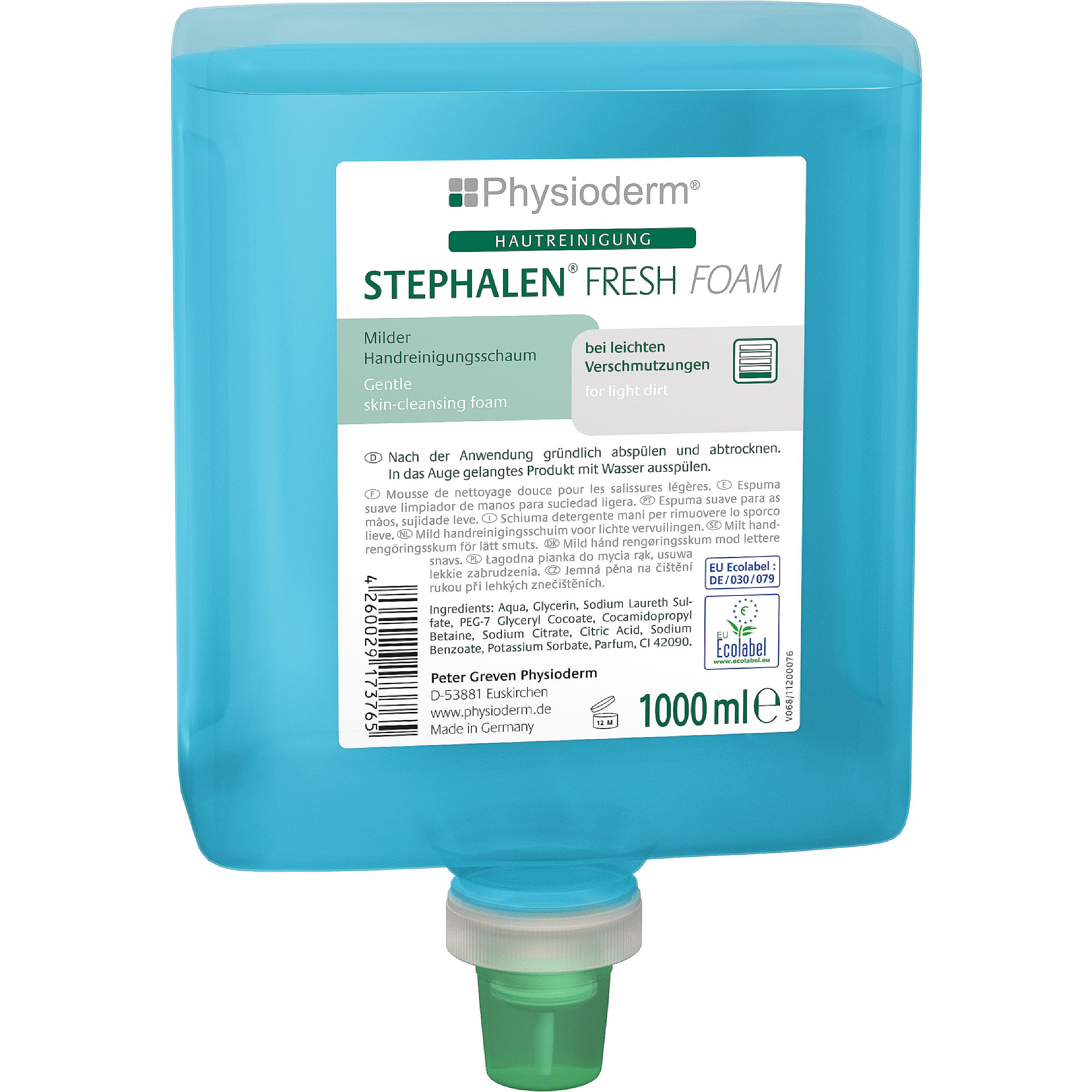 PHYSIODERM Stephalen Fresh Foam hand cleaner (1 l Neptune bottle ...