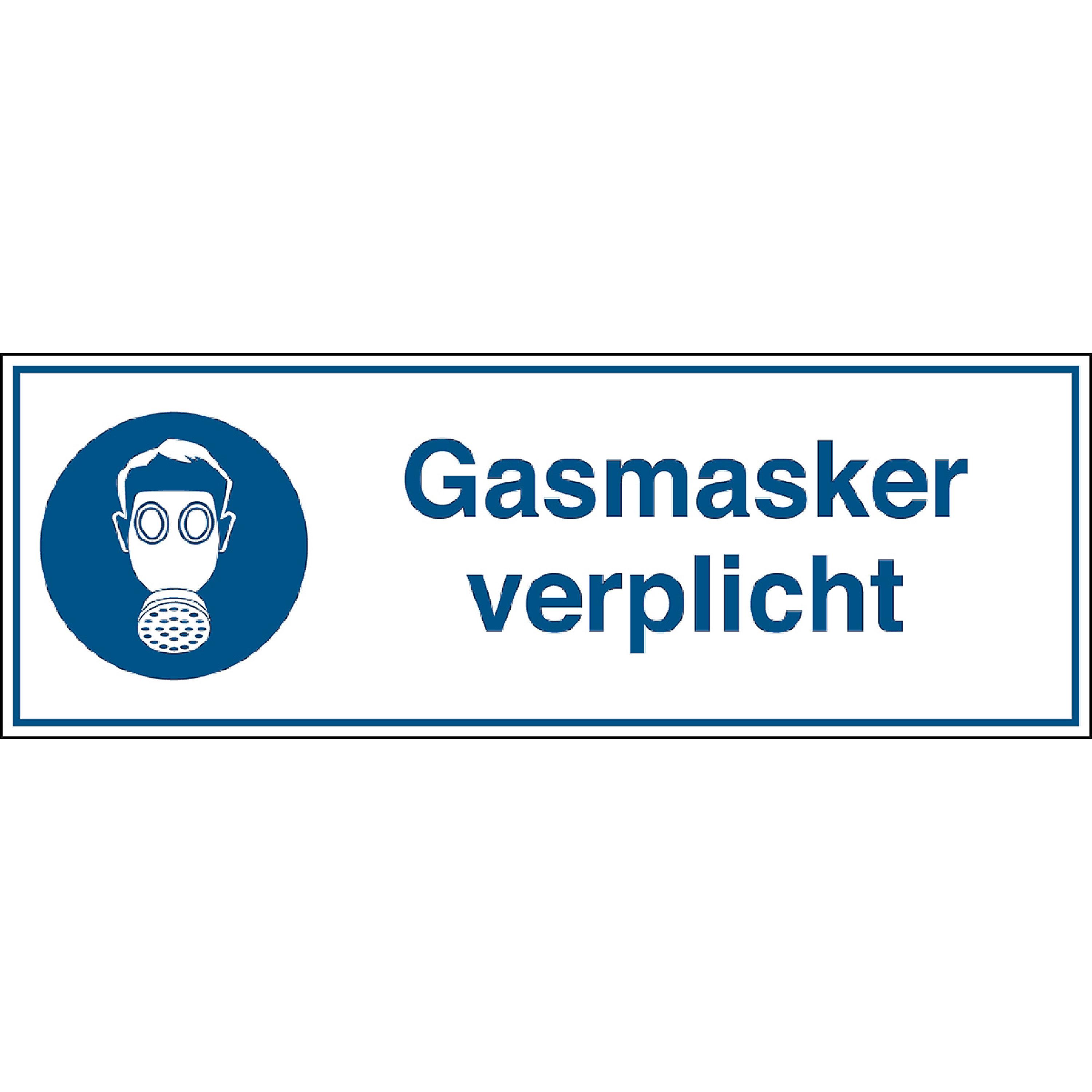 BRADY 251425 pictogramme d'avertissement - masque à gaz obligatoire ...