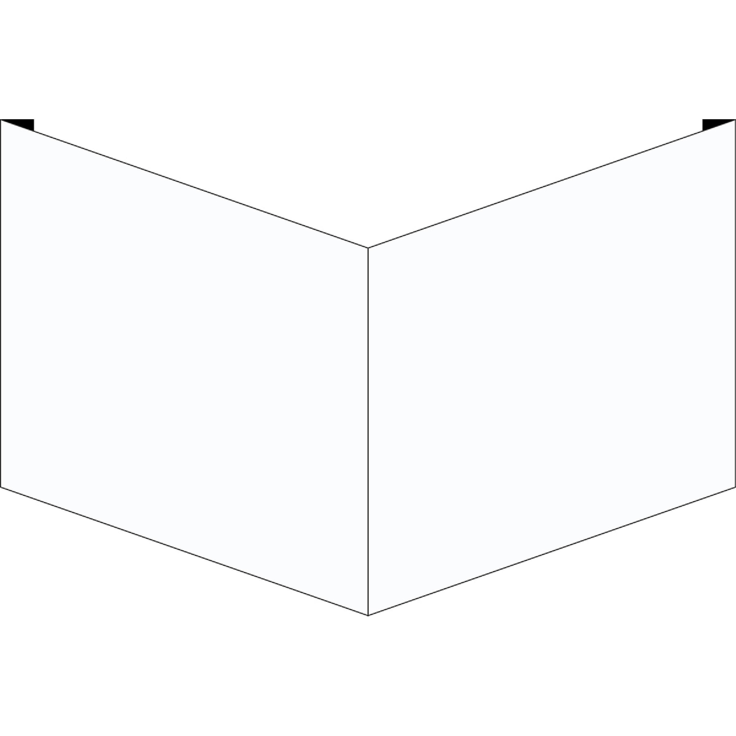 BRADY 222583 blank wedge-shaped board for pictograms 315 mm x 315 mm ...
