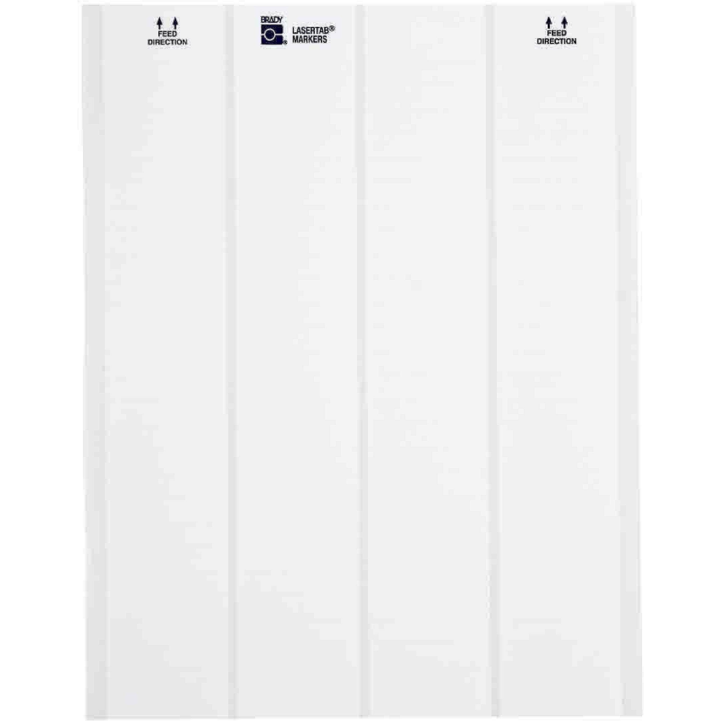 BRADY LAT-3-747-10 LaserTab printable labels for laser printers (10260 ...