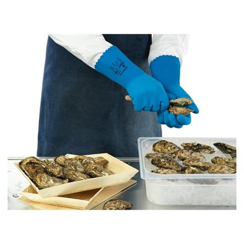 ANSELL ASTROFLEX latex blue gloves 1 pair | Klium