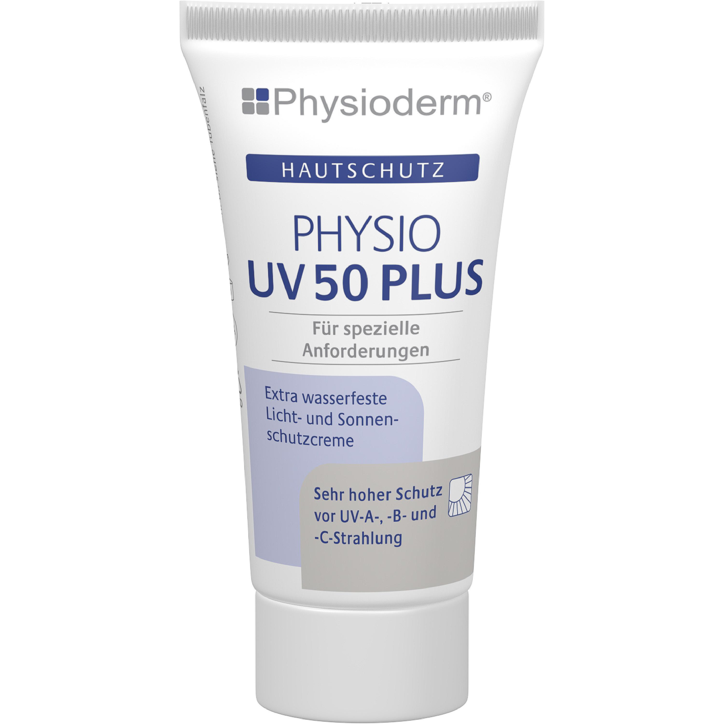 PHYSIODERM Physio Uv 50 Plus sun cream (20 ml tube) - 14093002 | Klium