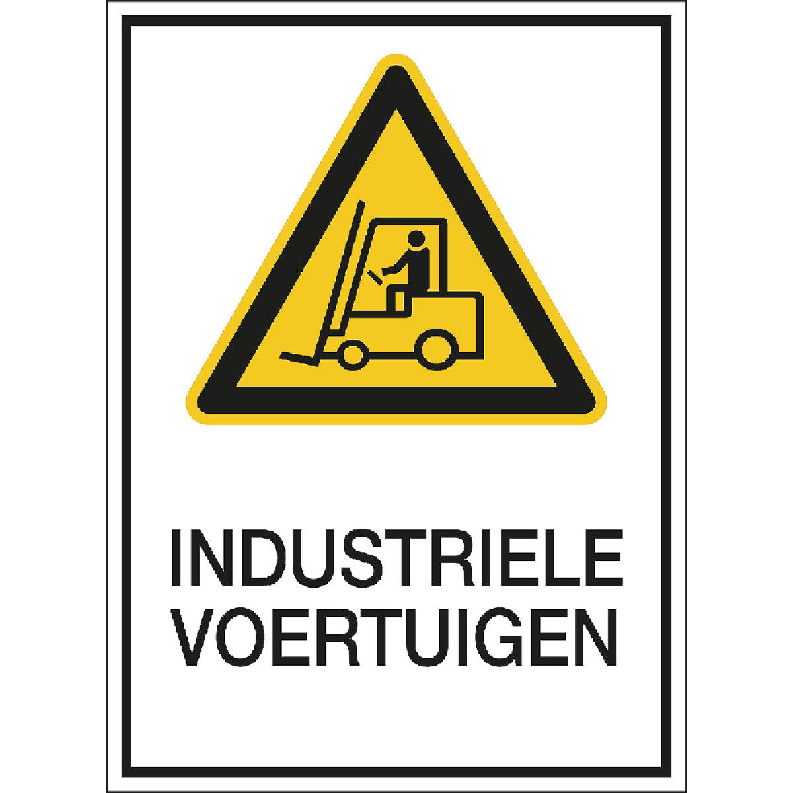 BRADY 808384 A3 safety pictogram - industrial vehicles, 420 x 297 mm ...