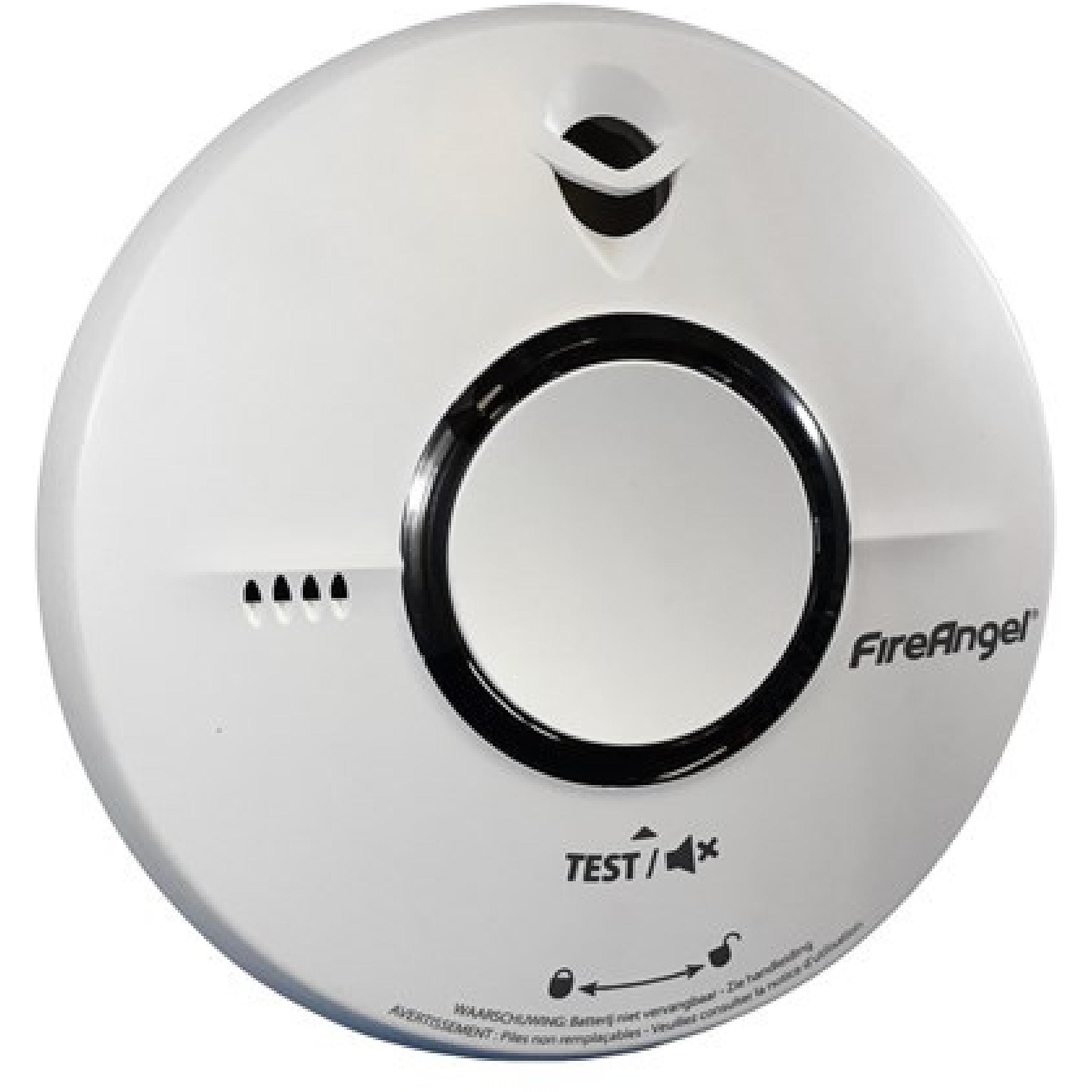 FIREANGEL ST-620-BNL2T optical smoke detector with pause button (built ...