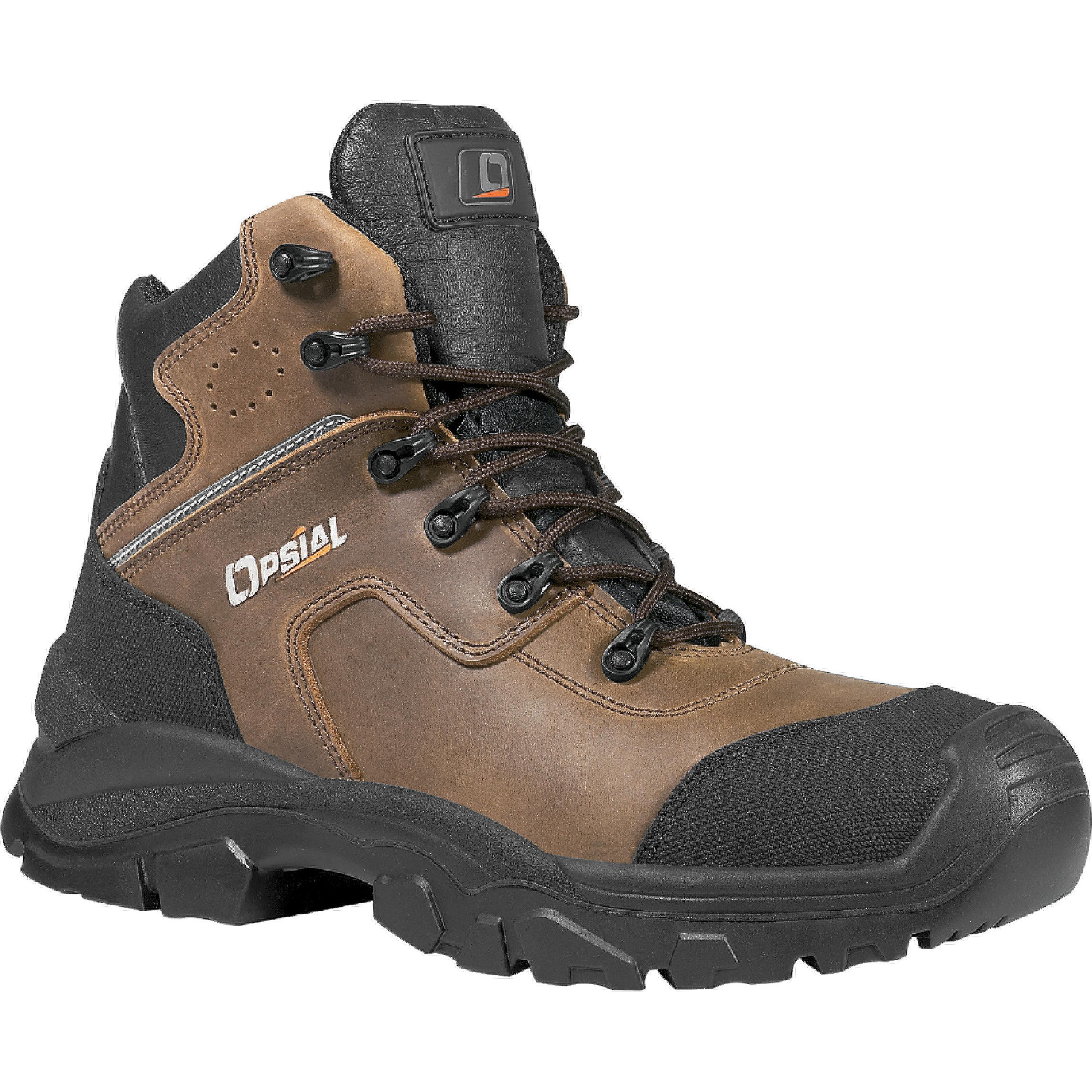 OPSIAL Step Roc Evol S3 Safety shoe high (brown/black) - 55752346 | Klium