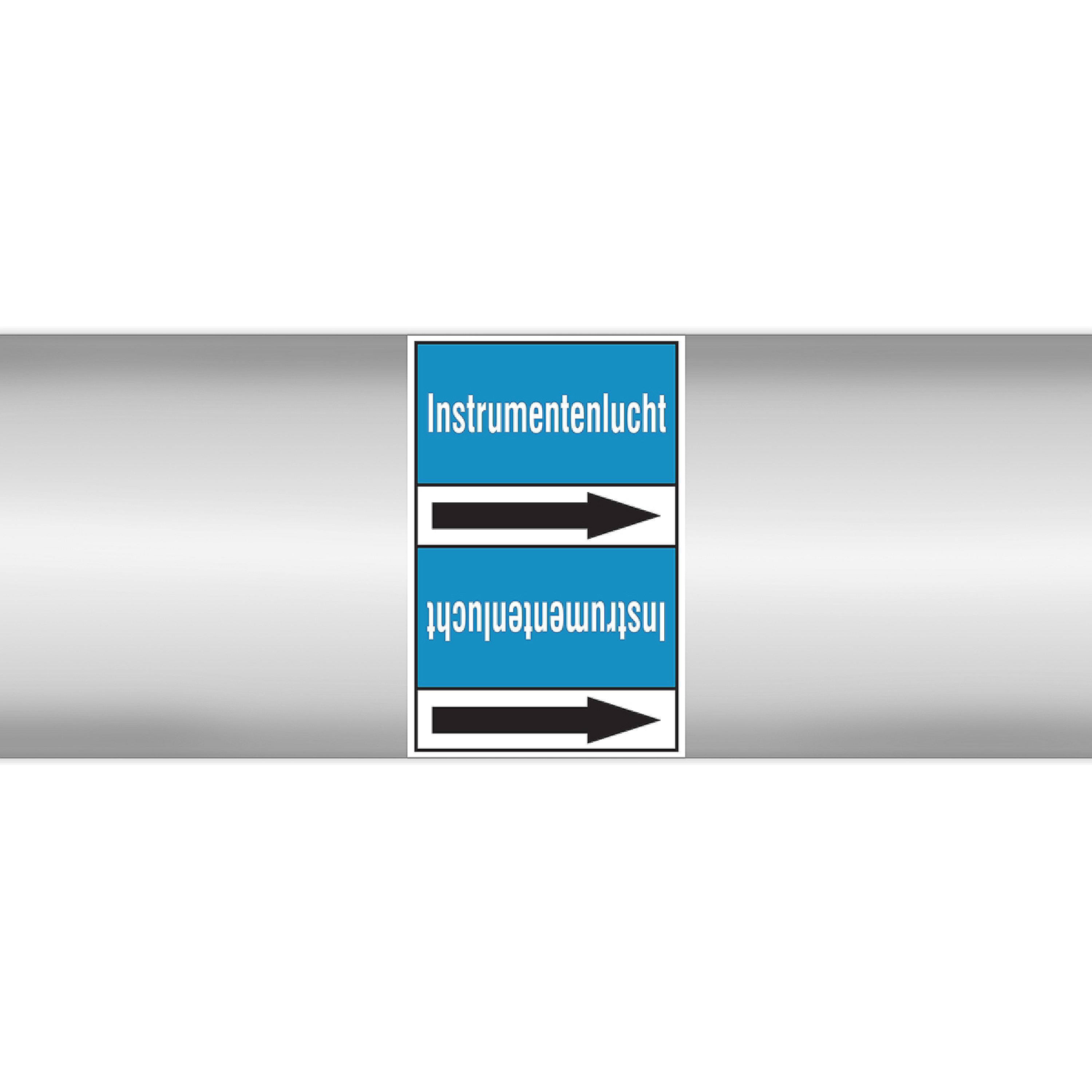 BRADY 267979 pipe marker for instrument air on roll, without pictogram ...