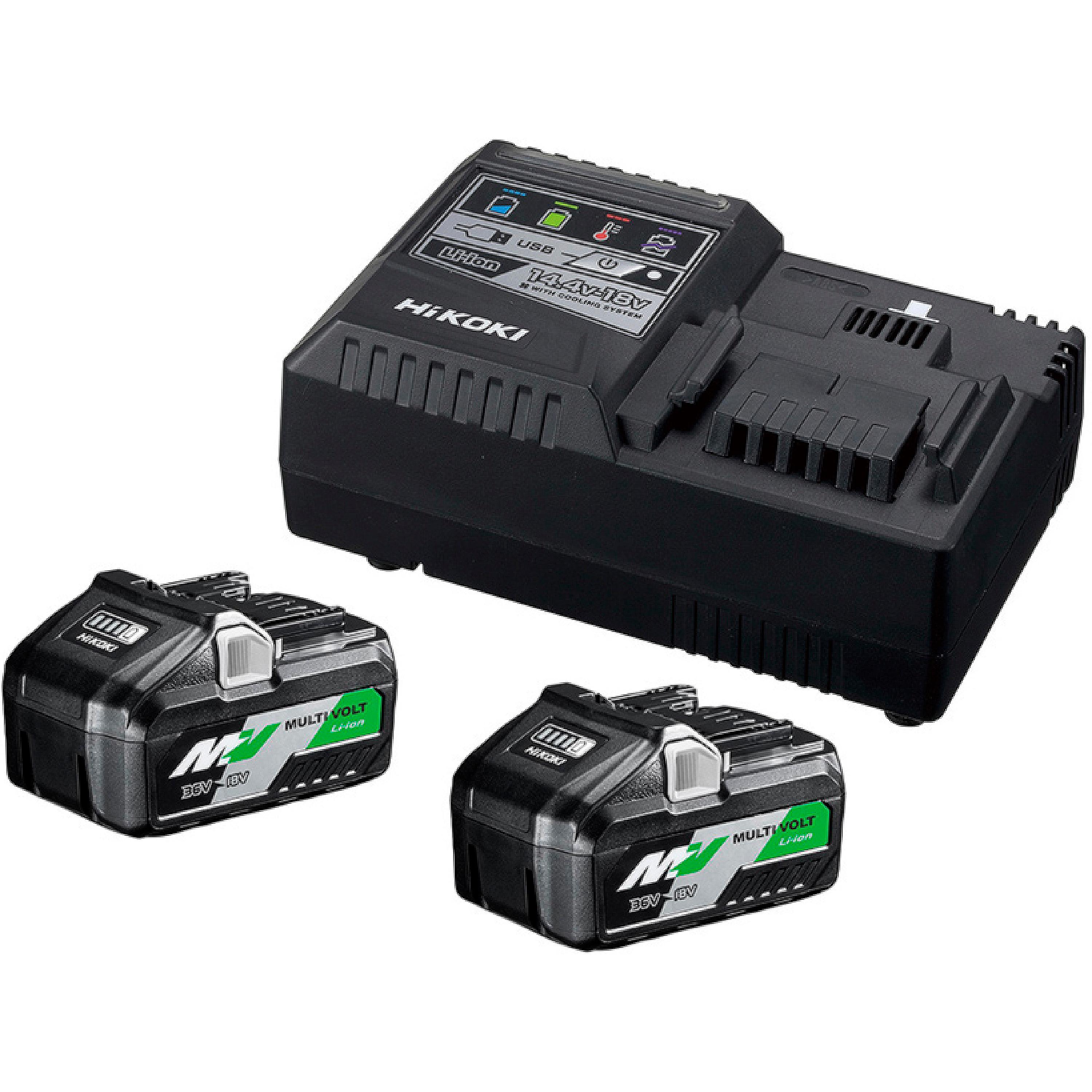 HIKOKI UC18YSL3WFZ 18V-36V MultiVolt battery boosterPack (2x battery ...