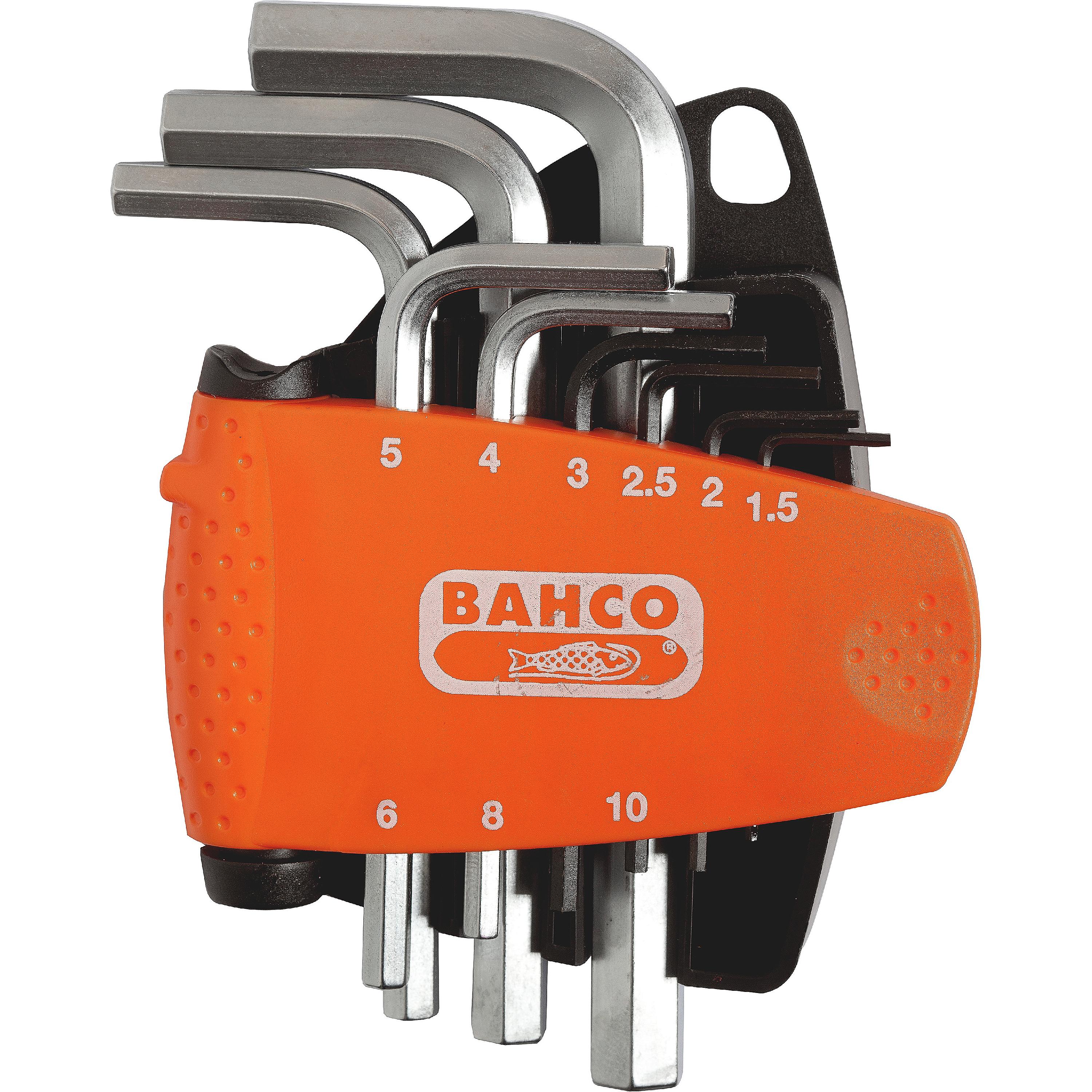 BAHCO BE-9778 hex key set (metric) with phosphate/chrome finish and ...