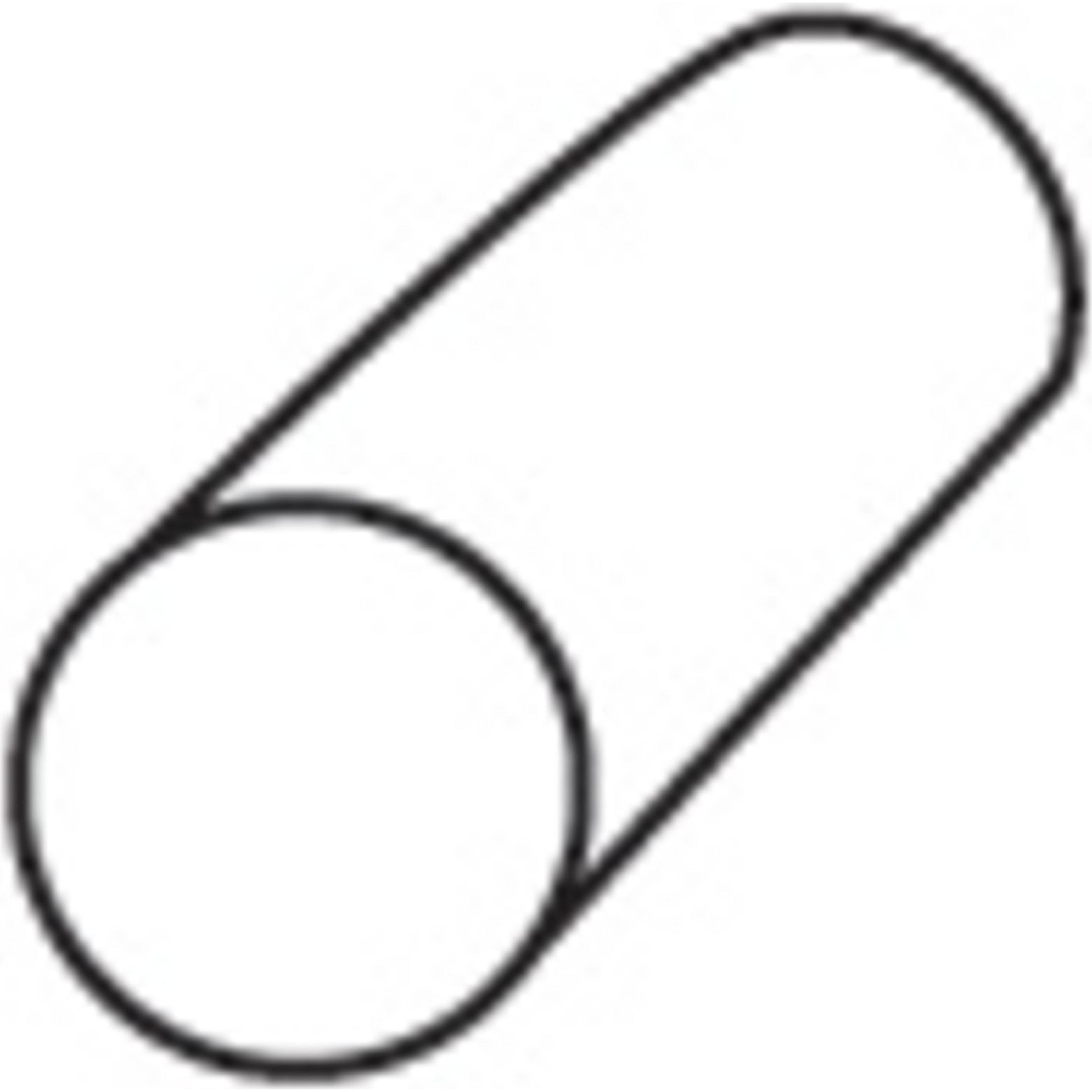 NORTON 61463686530 grinding file round 90 FF256 152x16 fine India | Klium