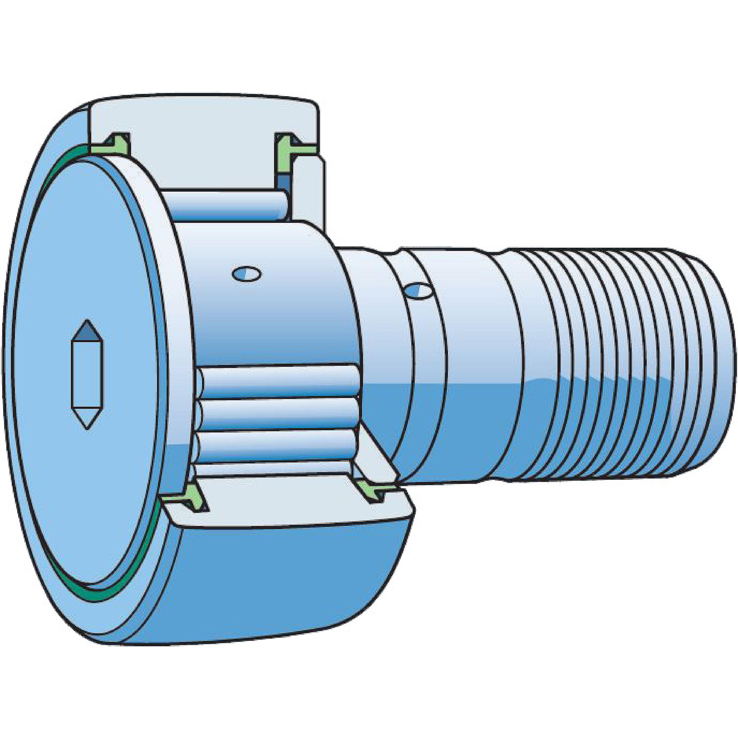 SKF KRV 80 PPA cam roller with integrated seal and relubrication 80 mm | Klium
