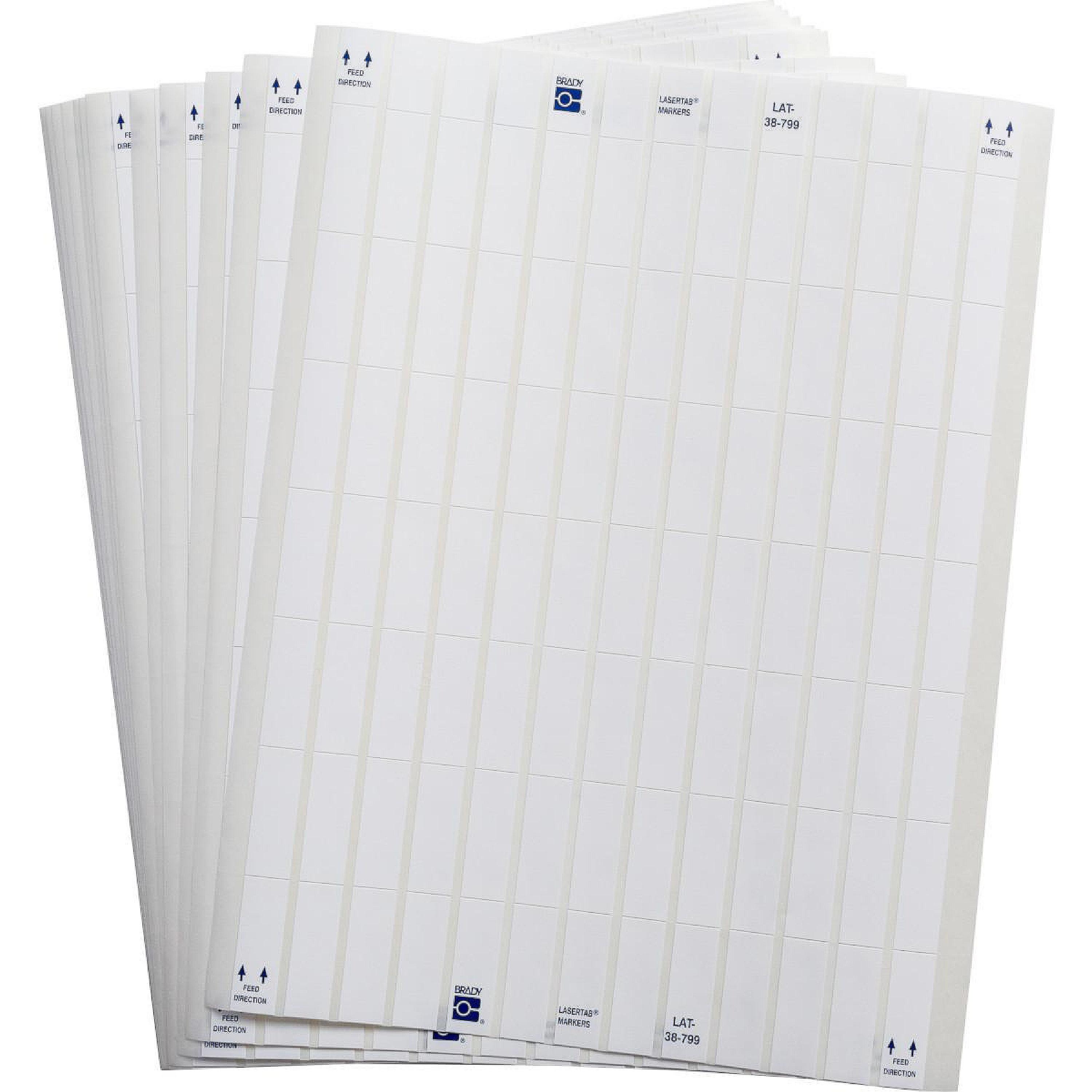 BRADY LAT-38-799-1 LaserTab printable labels for laser printers (1014 ...