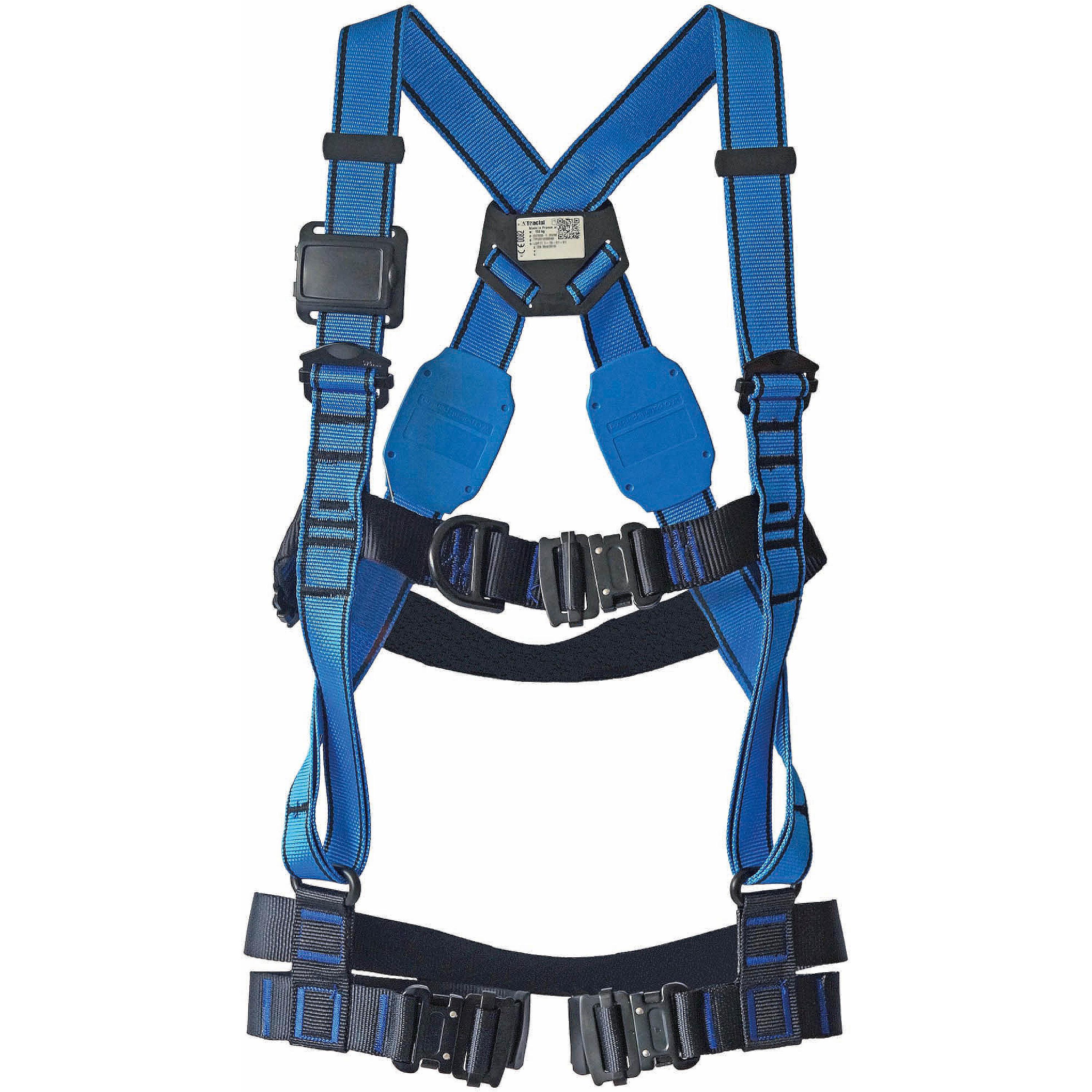 TRACTEL HT45 safety harness with quick-release fastener + Elastrac box - 54932 | Klium