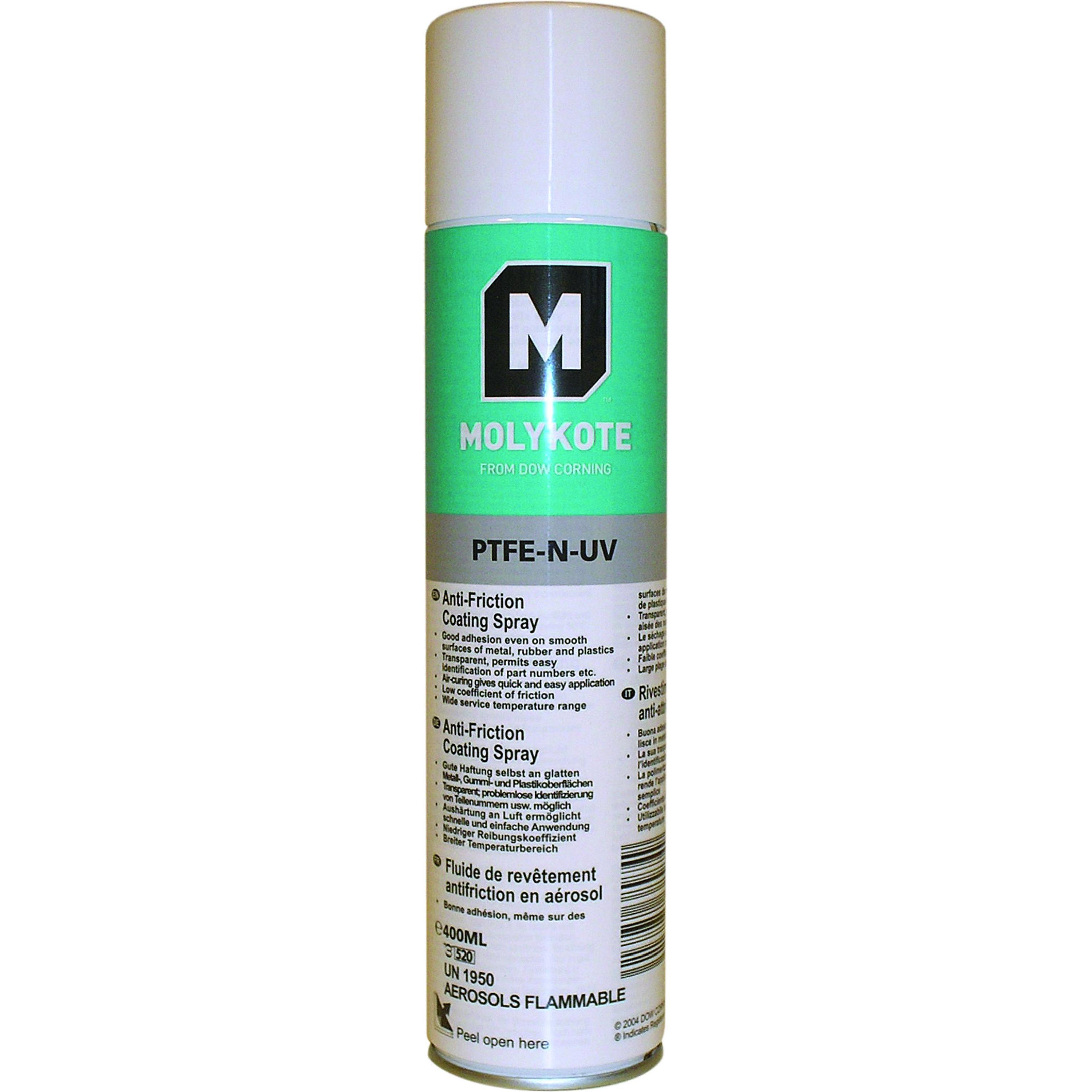 MOLYKOTE PTFE-N-UV lubricant spray 400 ml - 0090027_SP400 | Klium