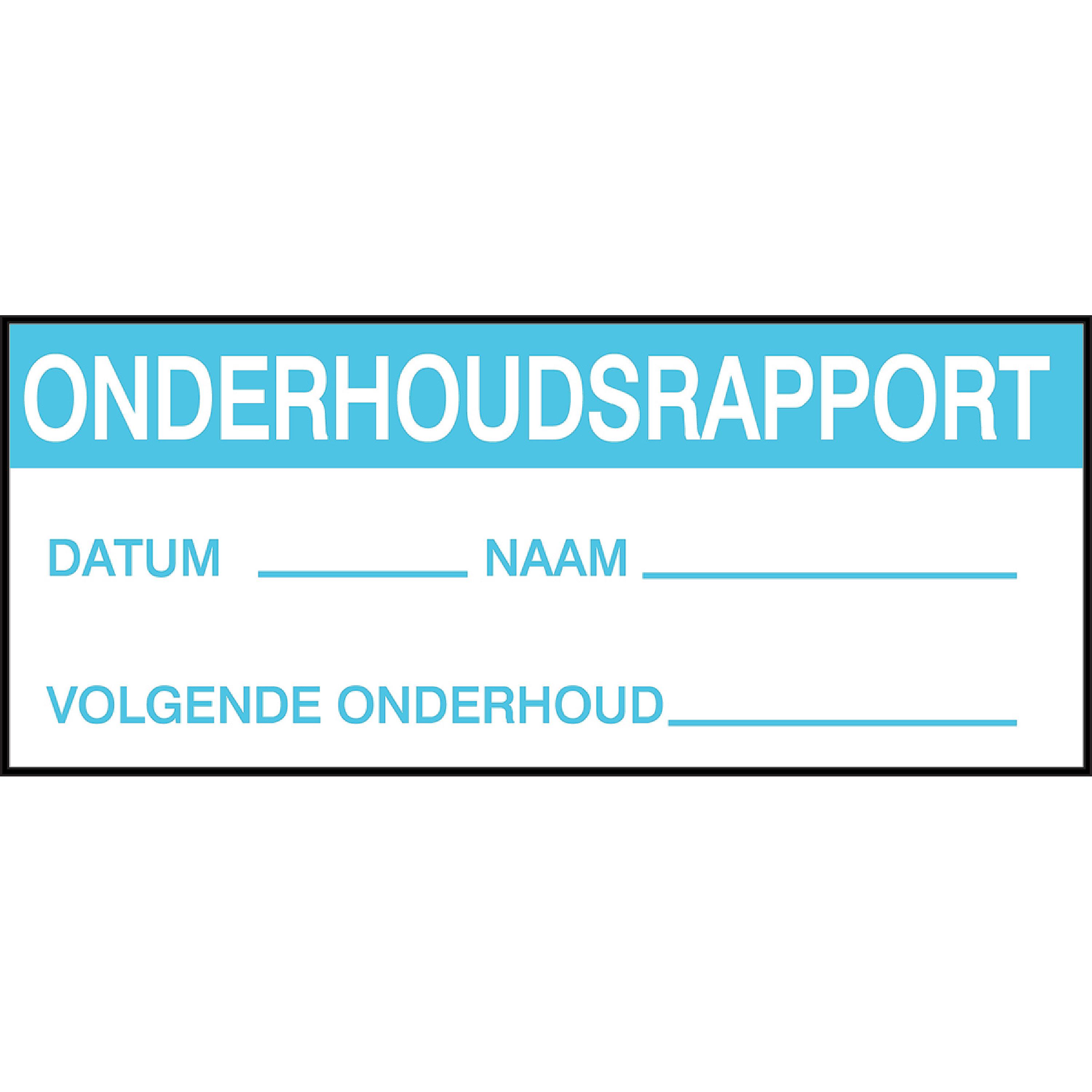 BRADY 230521 writable labels - maintenance report (350 pcs./pack) | Klium