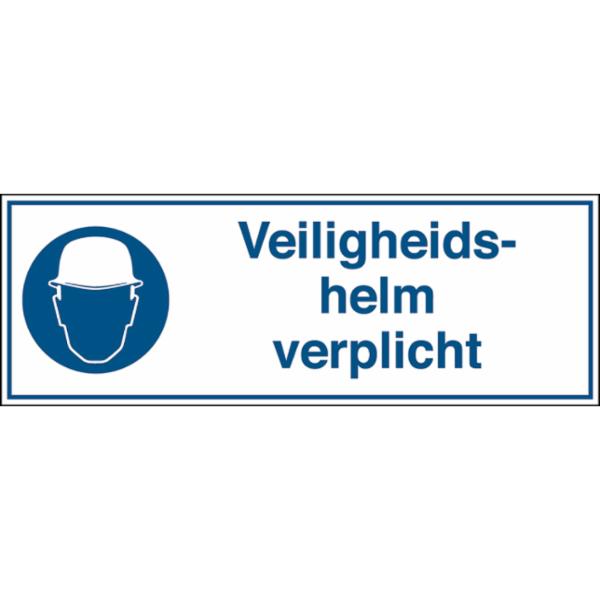 BRADY 253220 warning pictogram - safety helmet mandatory, 150 x 450 mm ...