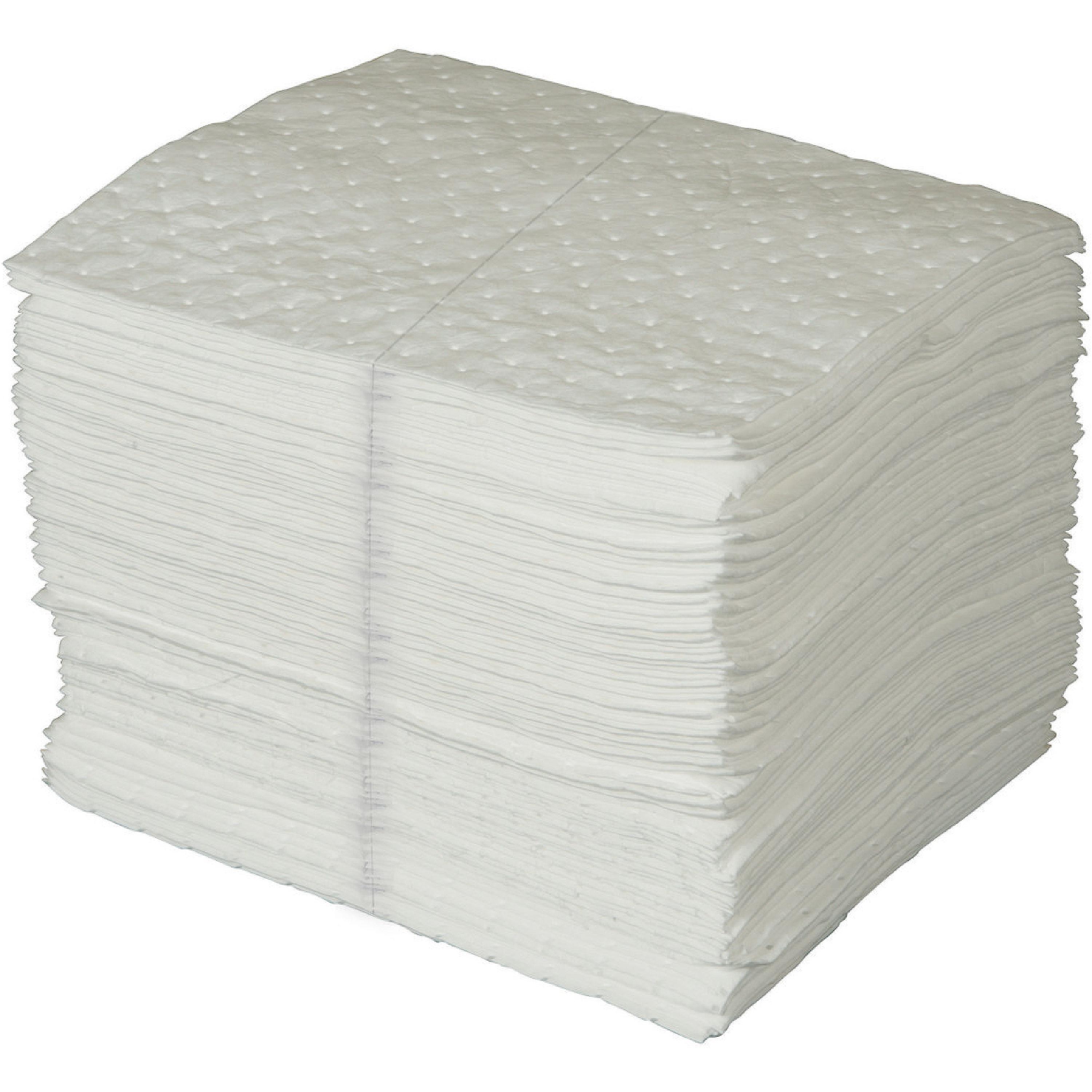 SPC SPC300-E oil-absorbent cloths, medium weight, perforated and bound ...