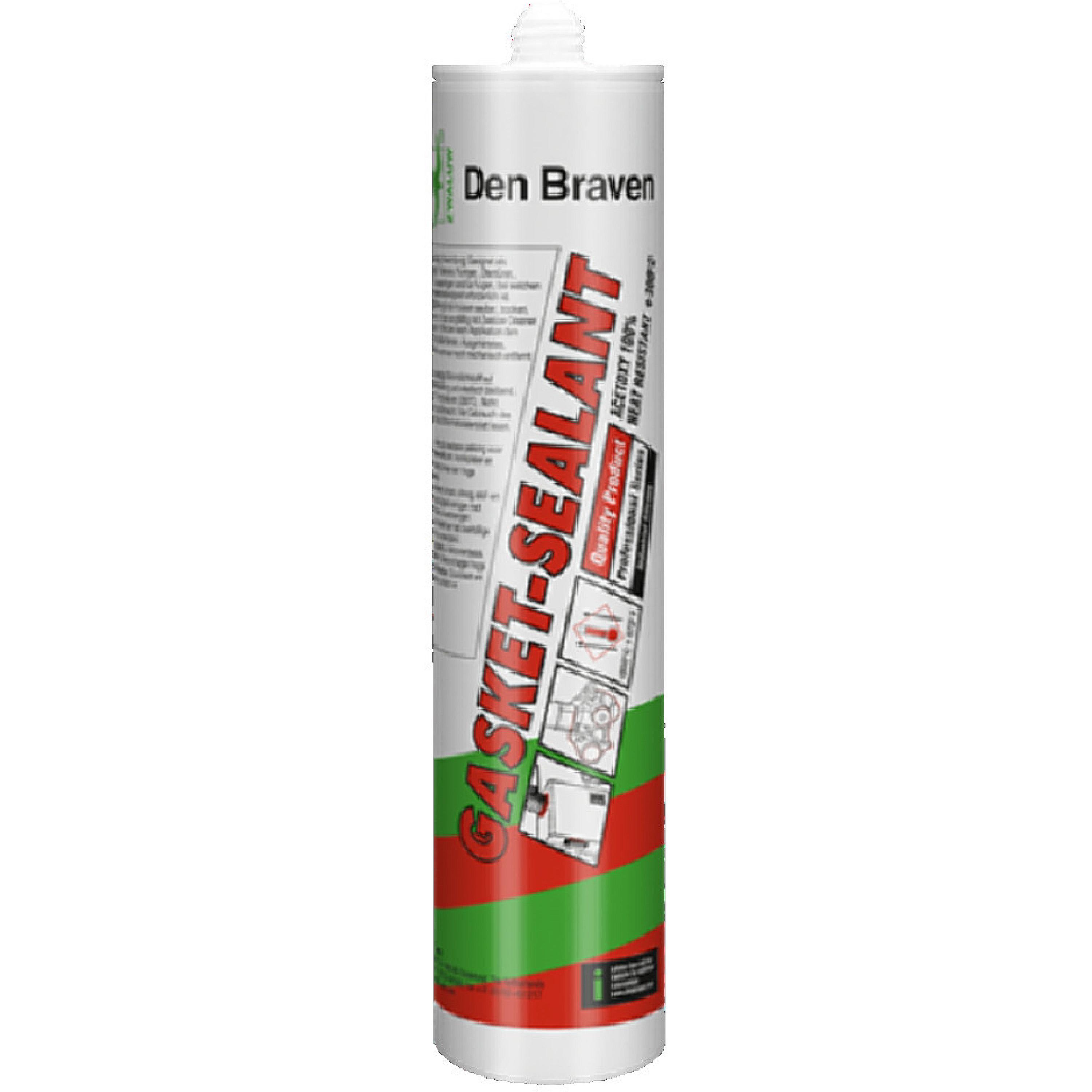 ZWALUW DEN BRAVEN Gasket Sealant silicone sealant red (310 ml cartridge ...