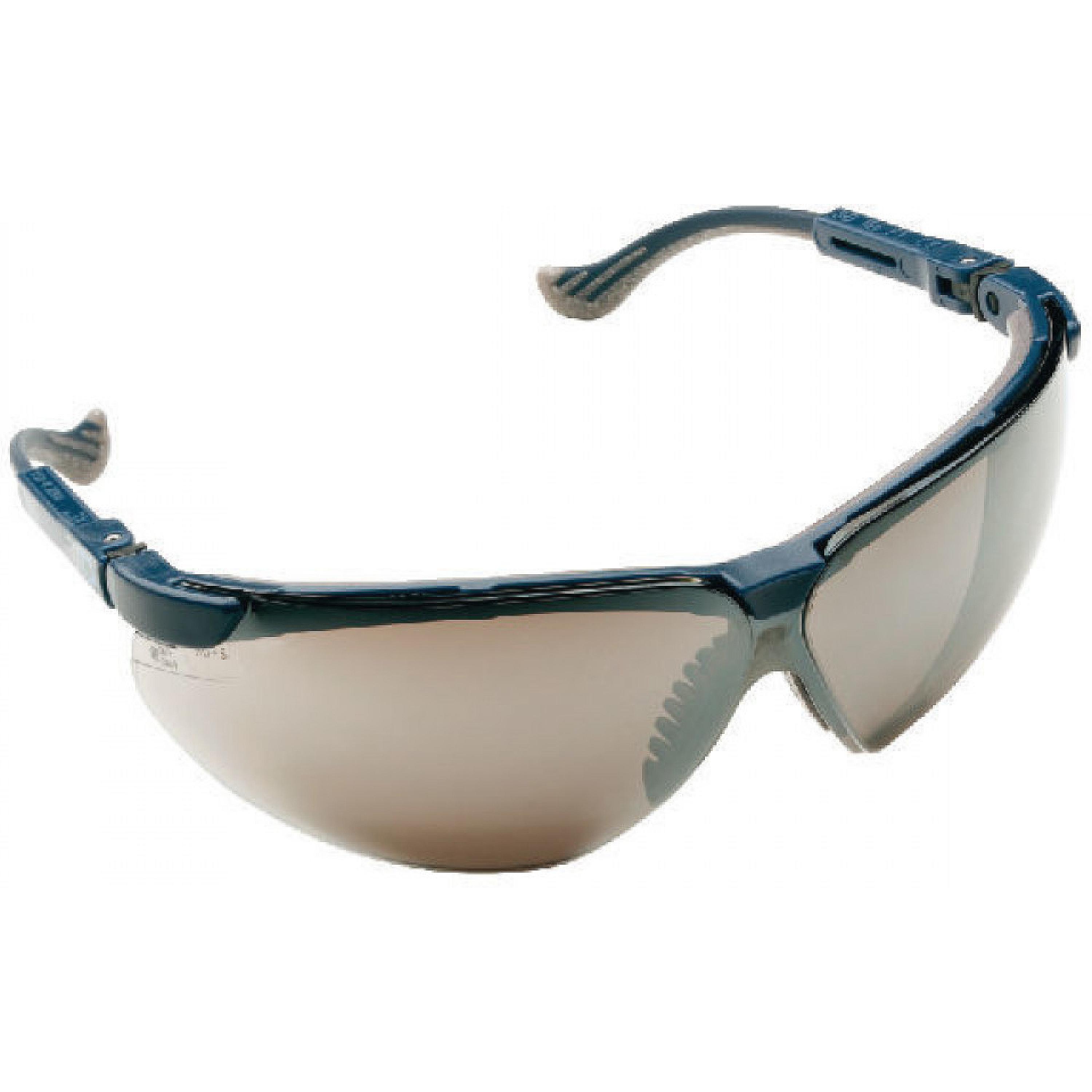 HONEYWELL XC Safety glasses with blue frame and dark TCG lens - 1012910 ...
