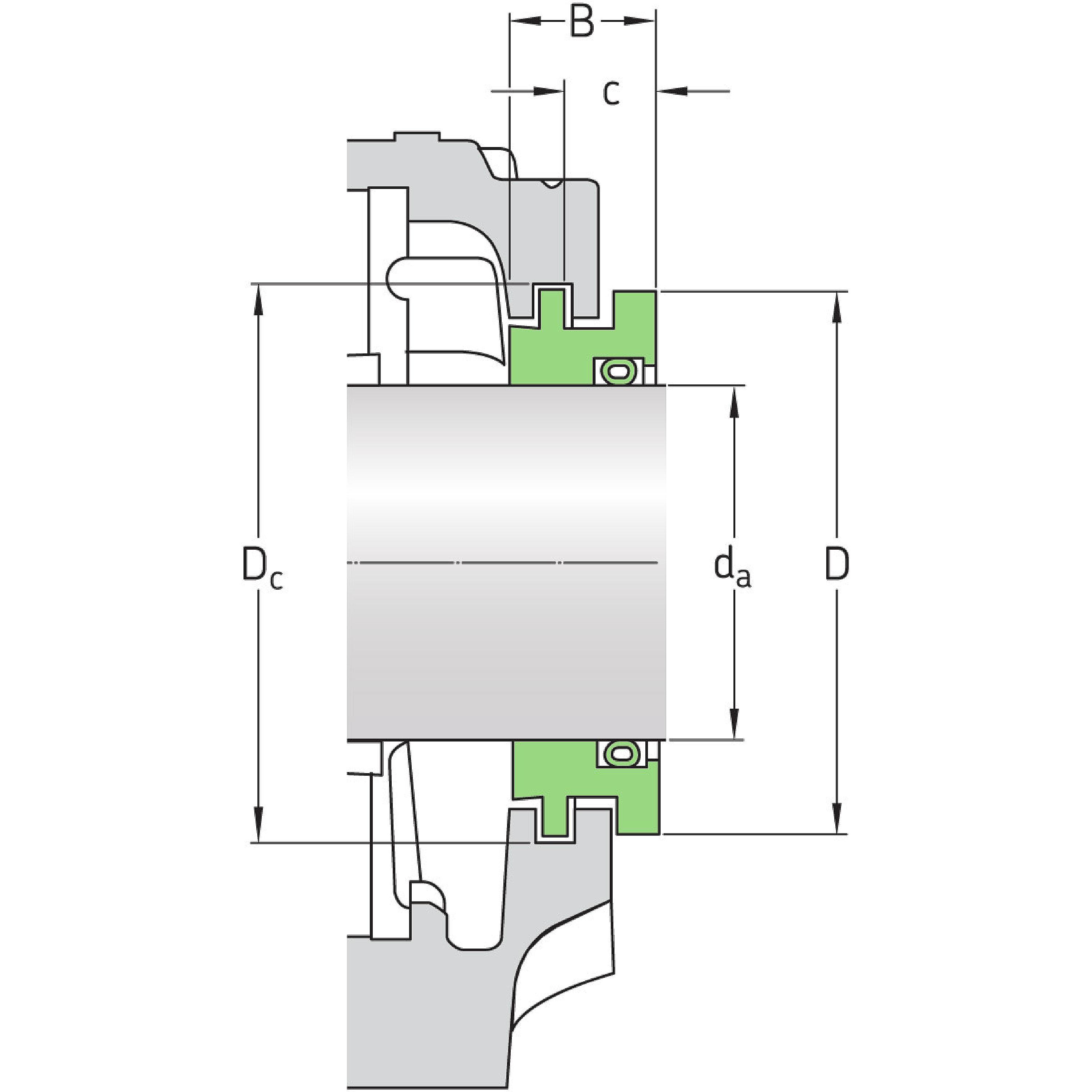 SKF TSN 613 S Labyrinth bearing housing seal | Klium