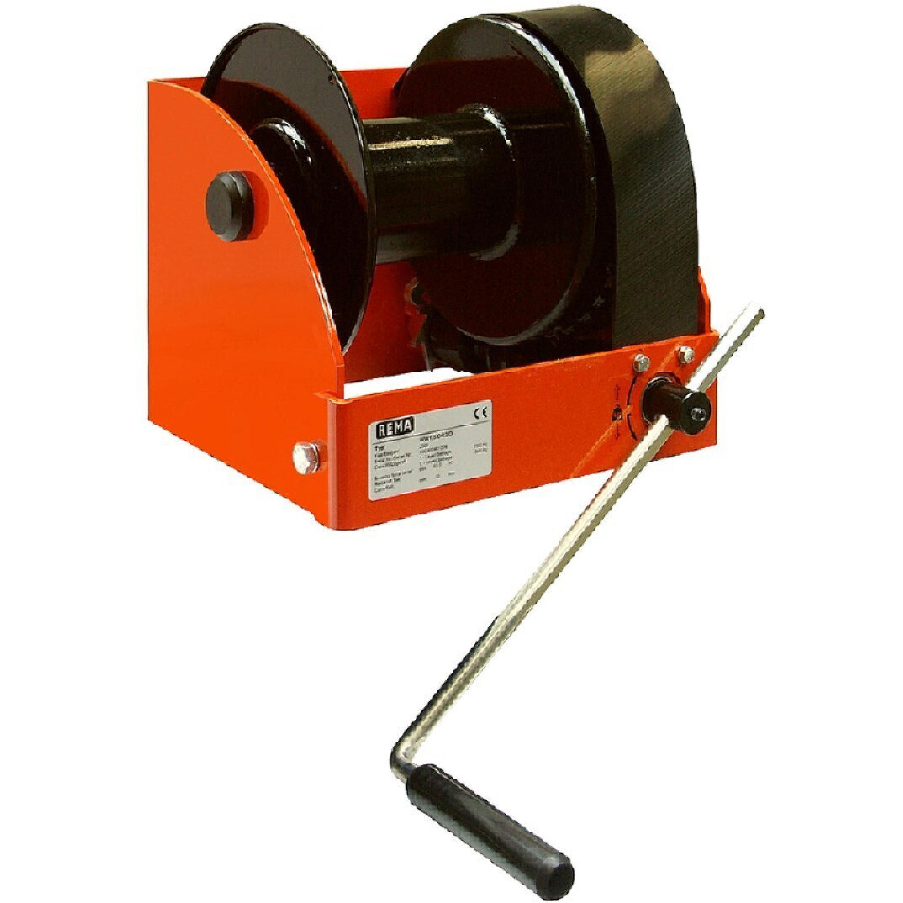 REMA WW-1000 worm gear winch 1 tonne - 2016005 | Klium