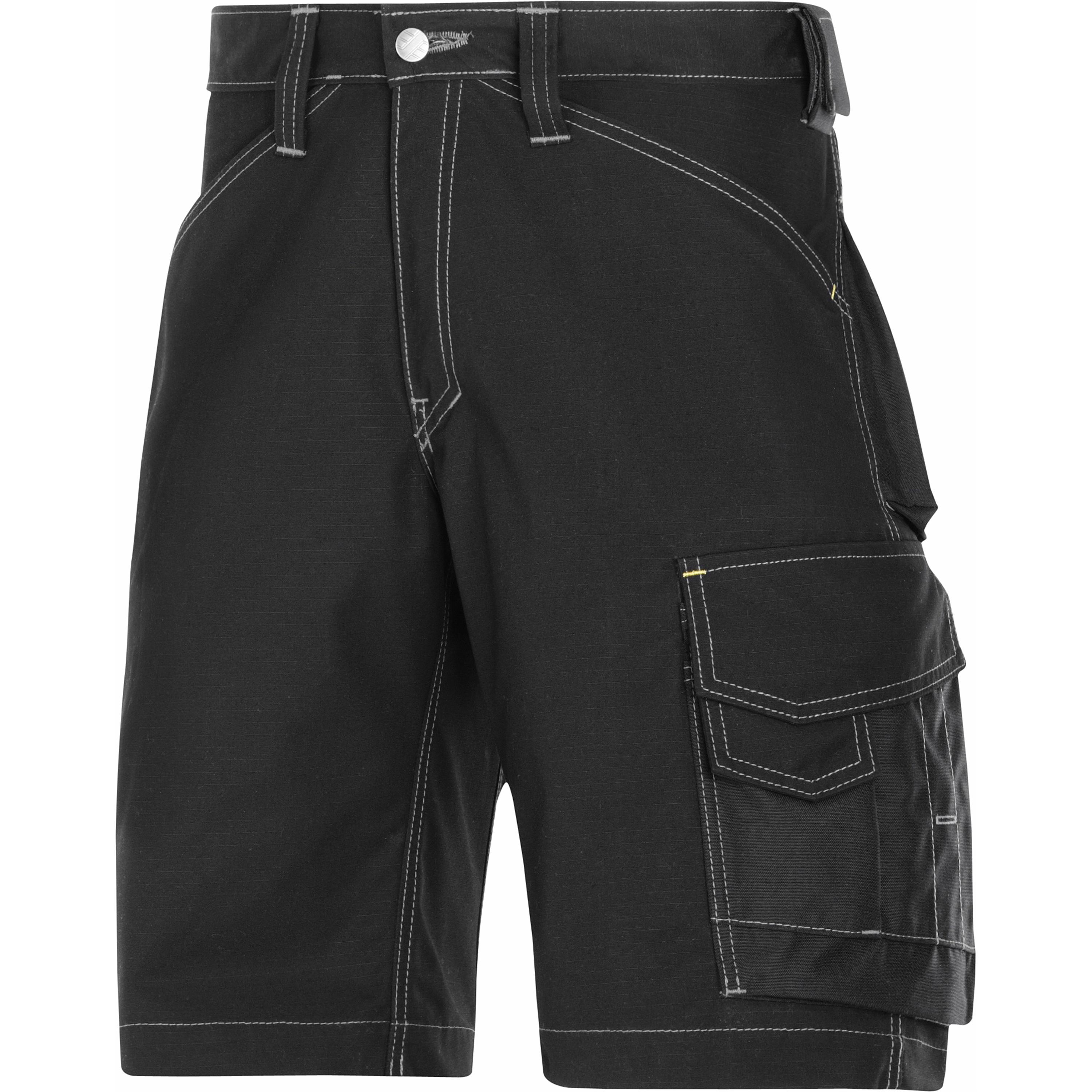 SNICKERS 3123 Craftsmen shorts rip-stop (black) - 31230404048 | Klium