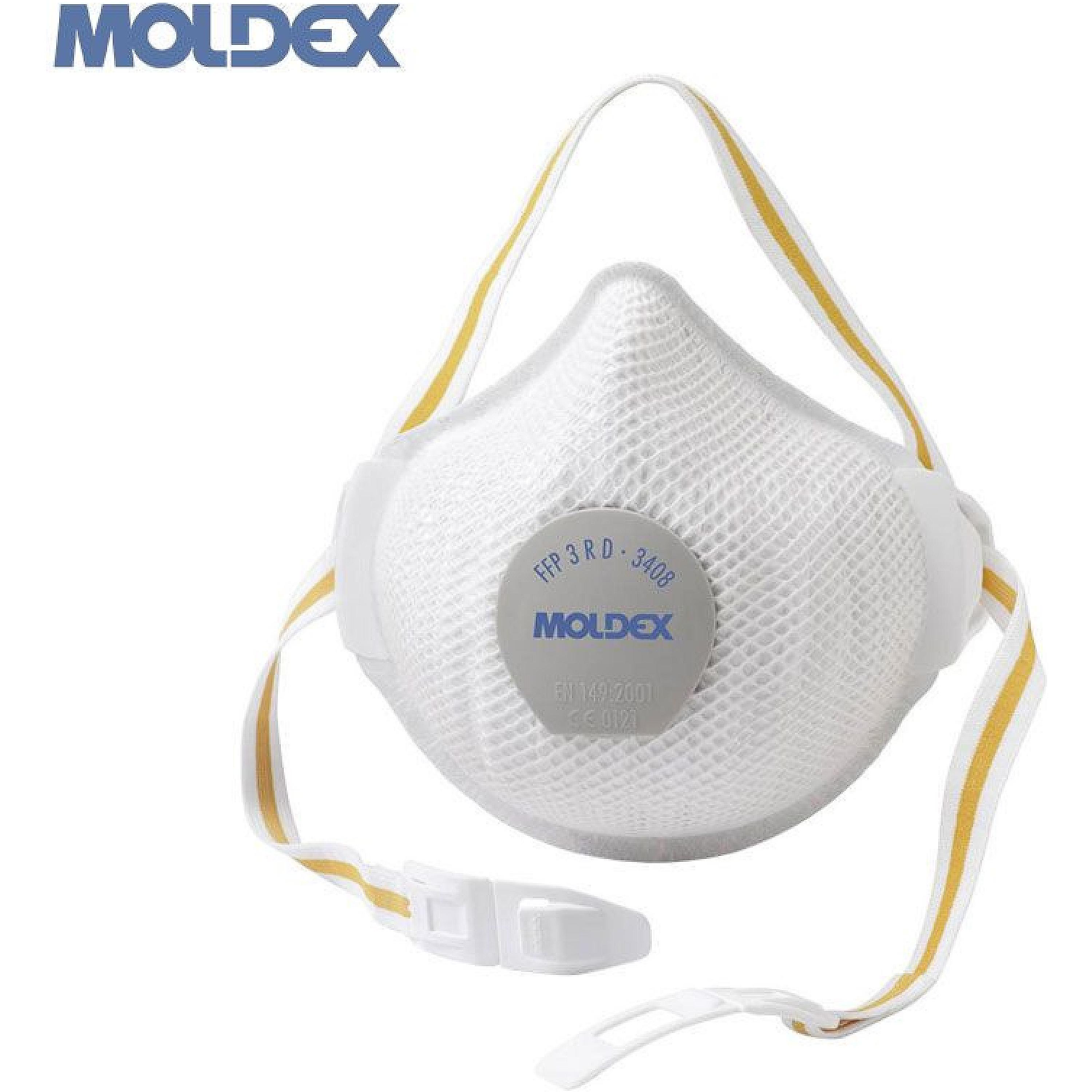 MOLDEX 3408 reusable dust mask Air Plus ProValve FFP3 R D with ProValve ...