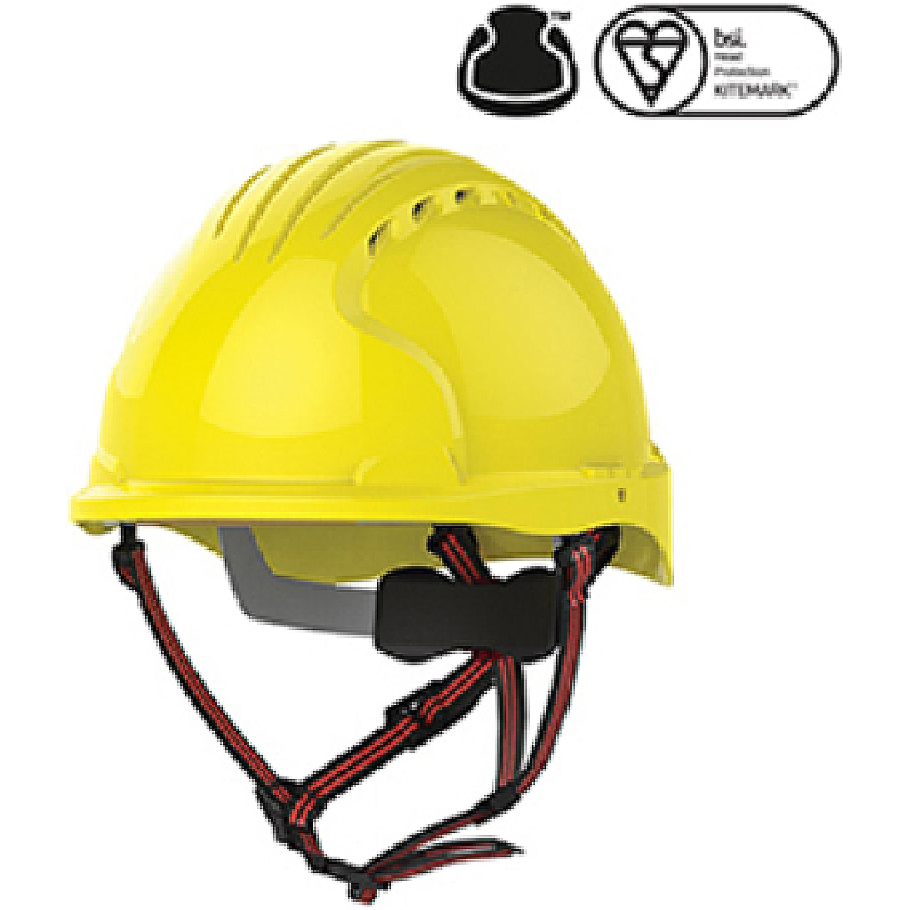 JSP EVO 5 Dualswitch safety and climbing helmet yellow - AKS270-000-200 ...