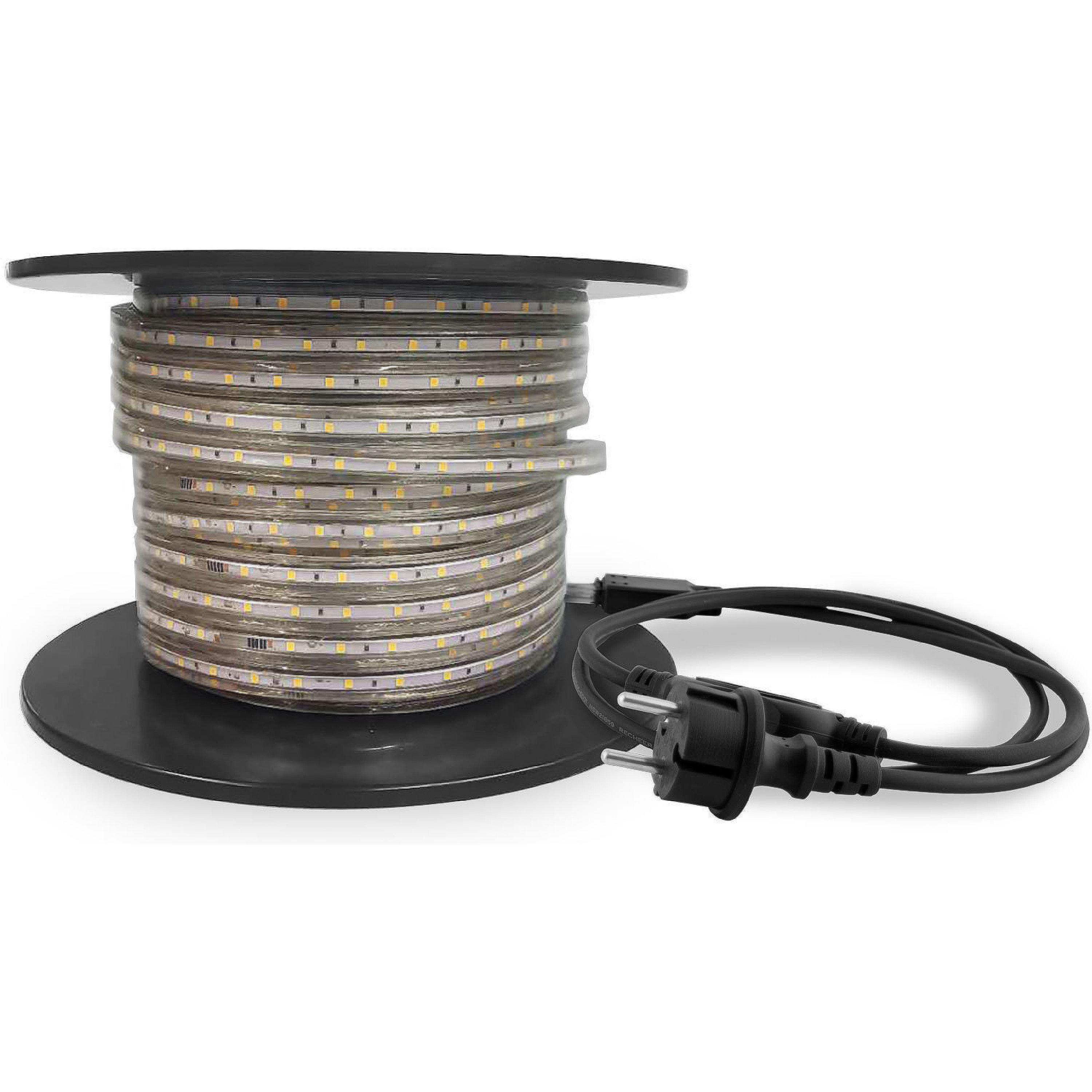 LUMX LM 23046 LS-45 LED strip roll 45 m with plug 200 lumens - 60 LEDs ...