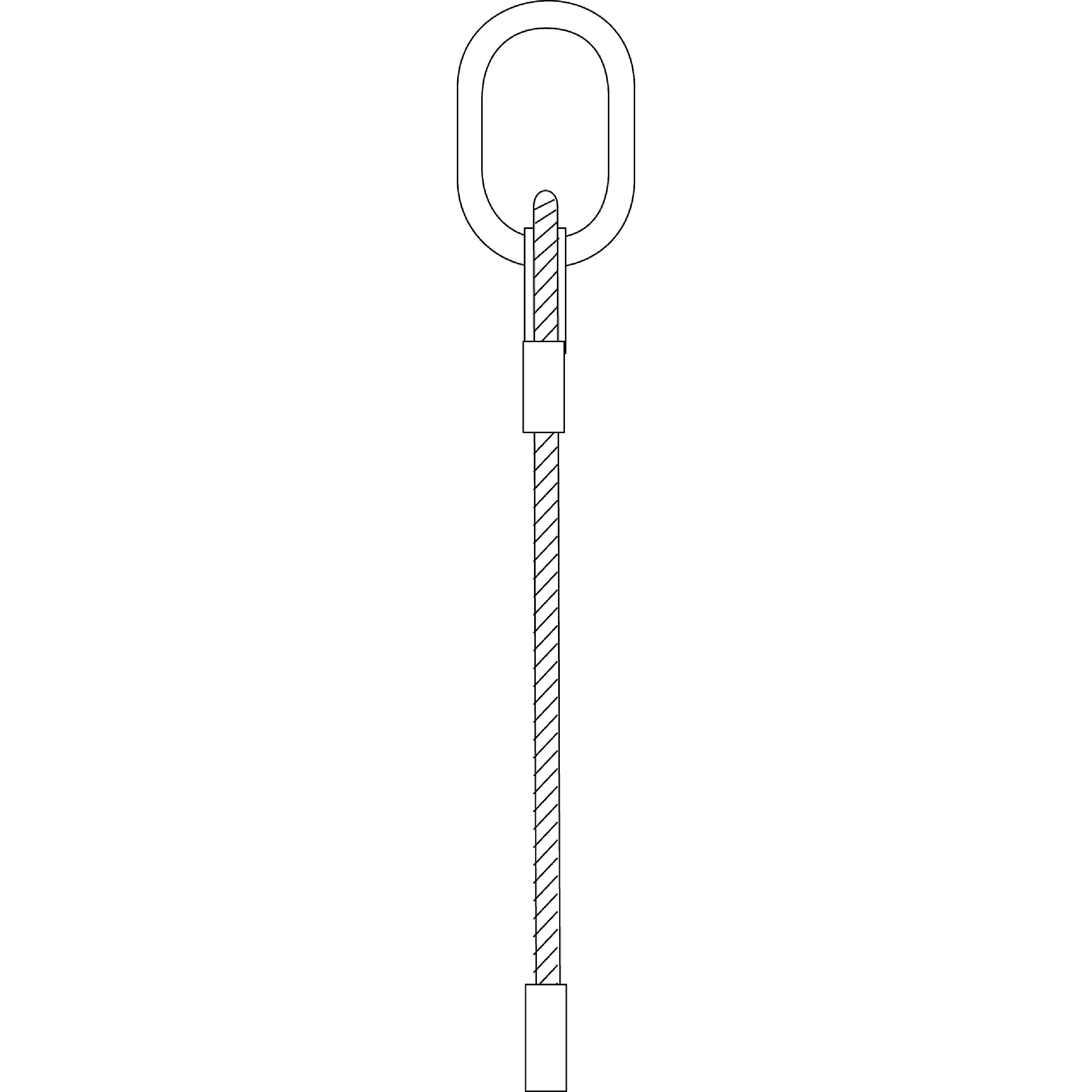 REMA SK1-ESCH-14MM-1M câble d'acierg - 3114141