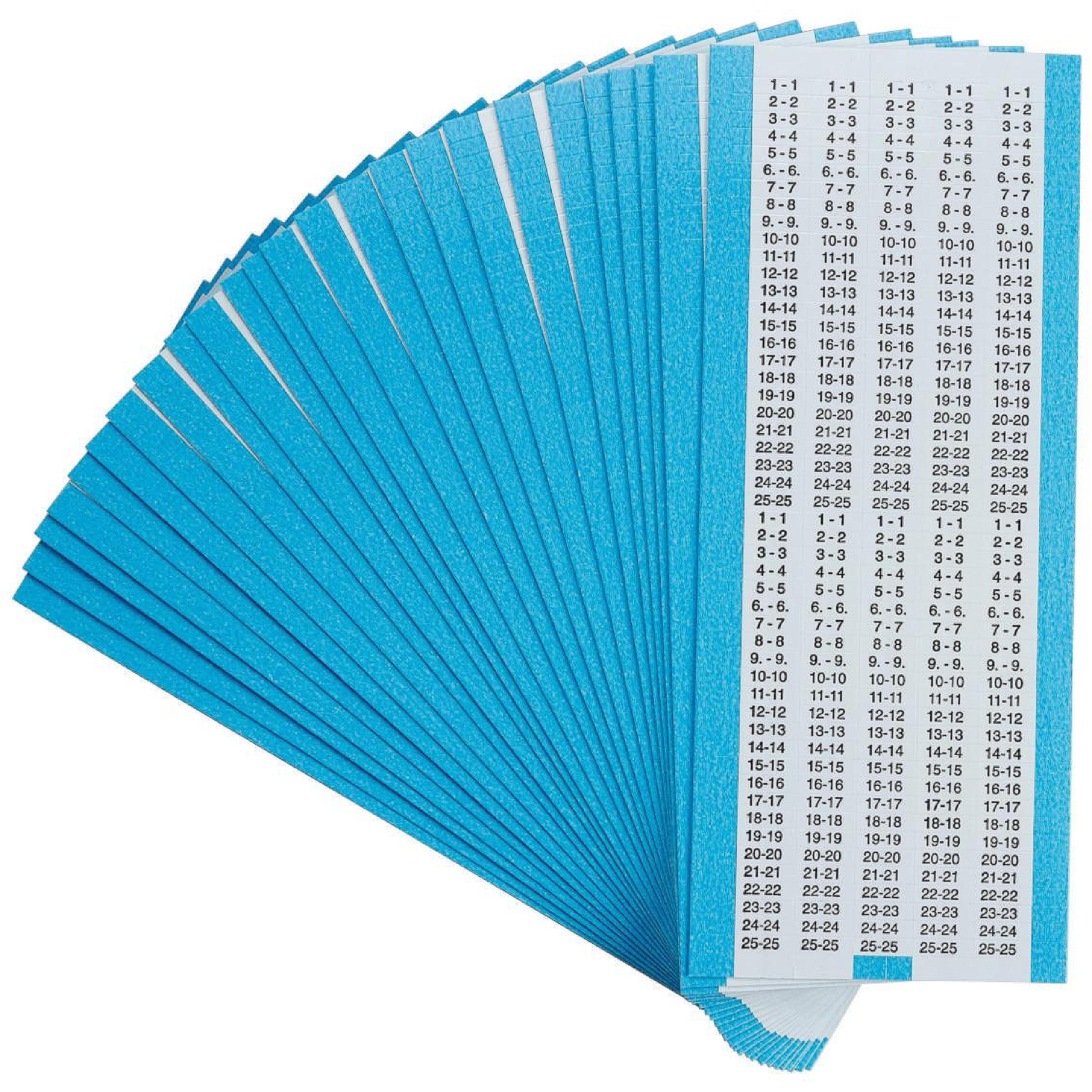BRADY TMXM-1-25-PK microwire markers - consecutive digits 1-25 ...