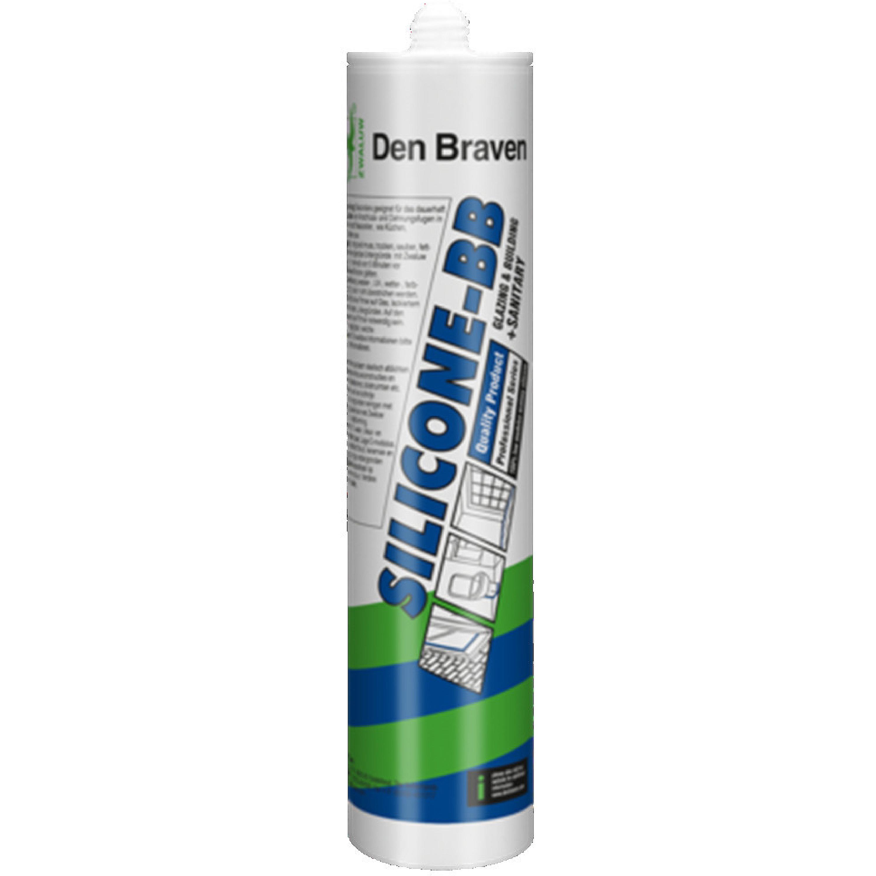 ZWALUW DEN BRAVEN Silicone-BB + Sanitary transparent silicone sealant ...