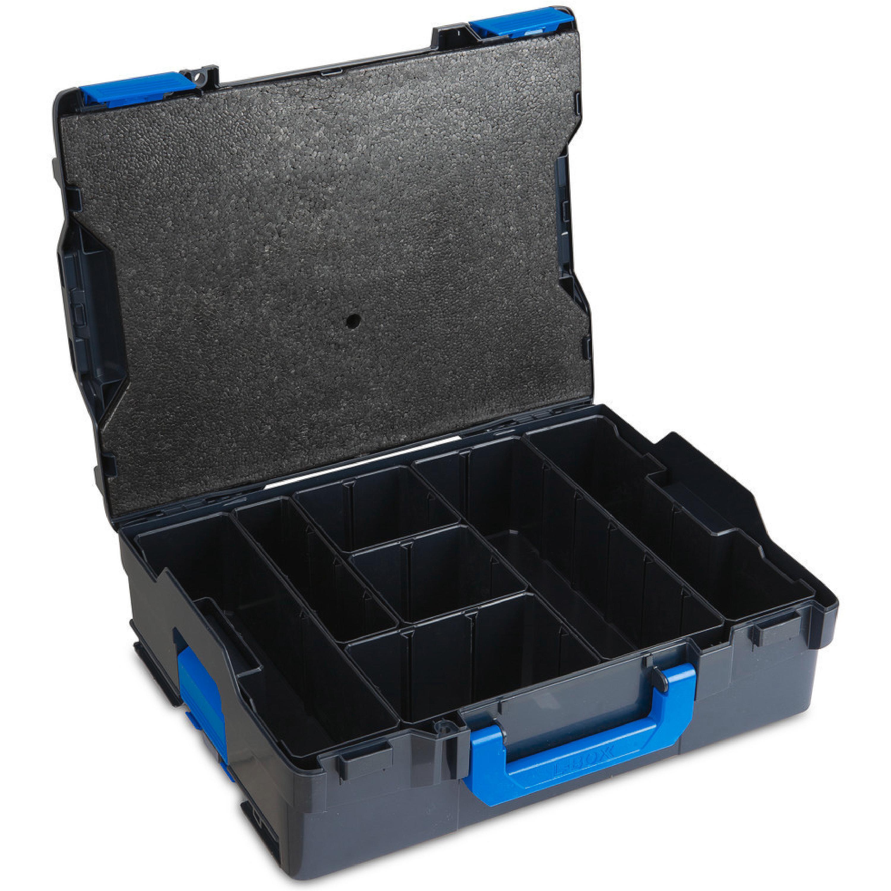 SORTIMO L-BOXX 136 G4 plastic tool case incl. 7 inserts H95 ...