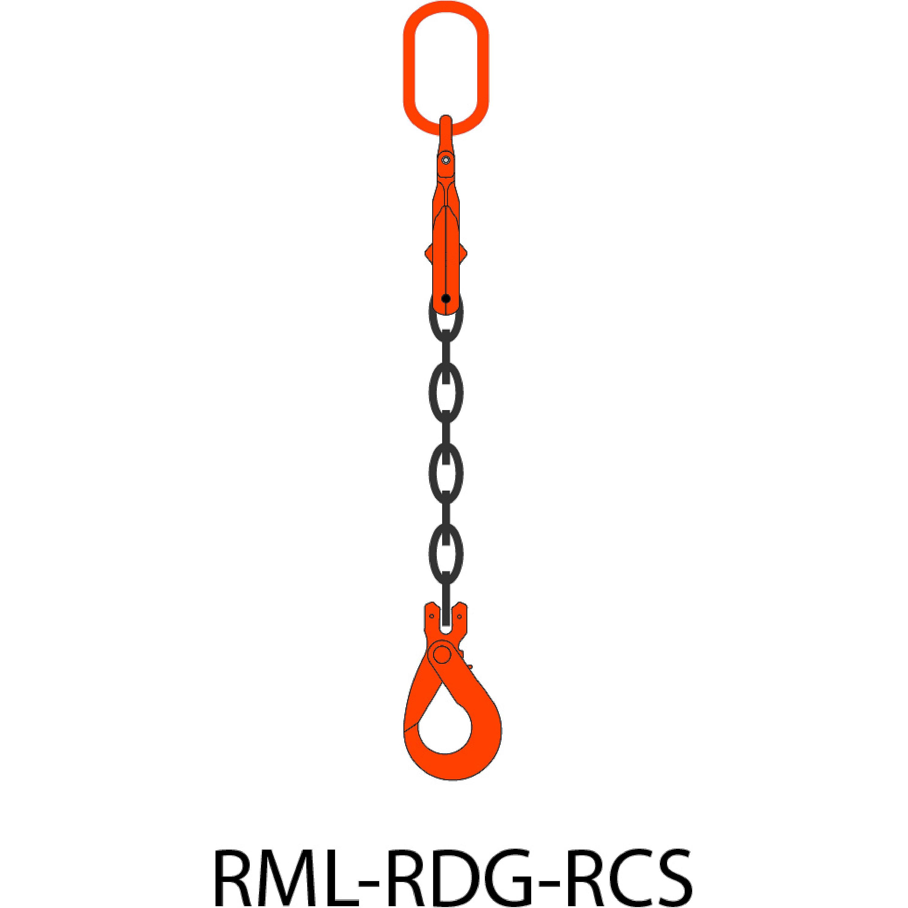 REMA 2691410-3 chain length G10 with top link RML, shortening claw RDG ...