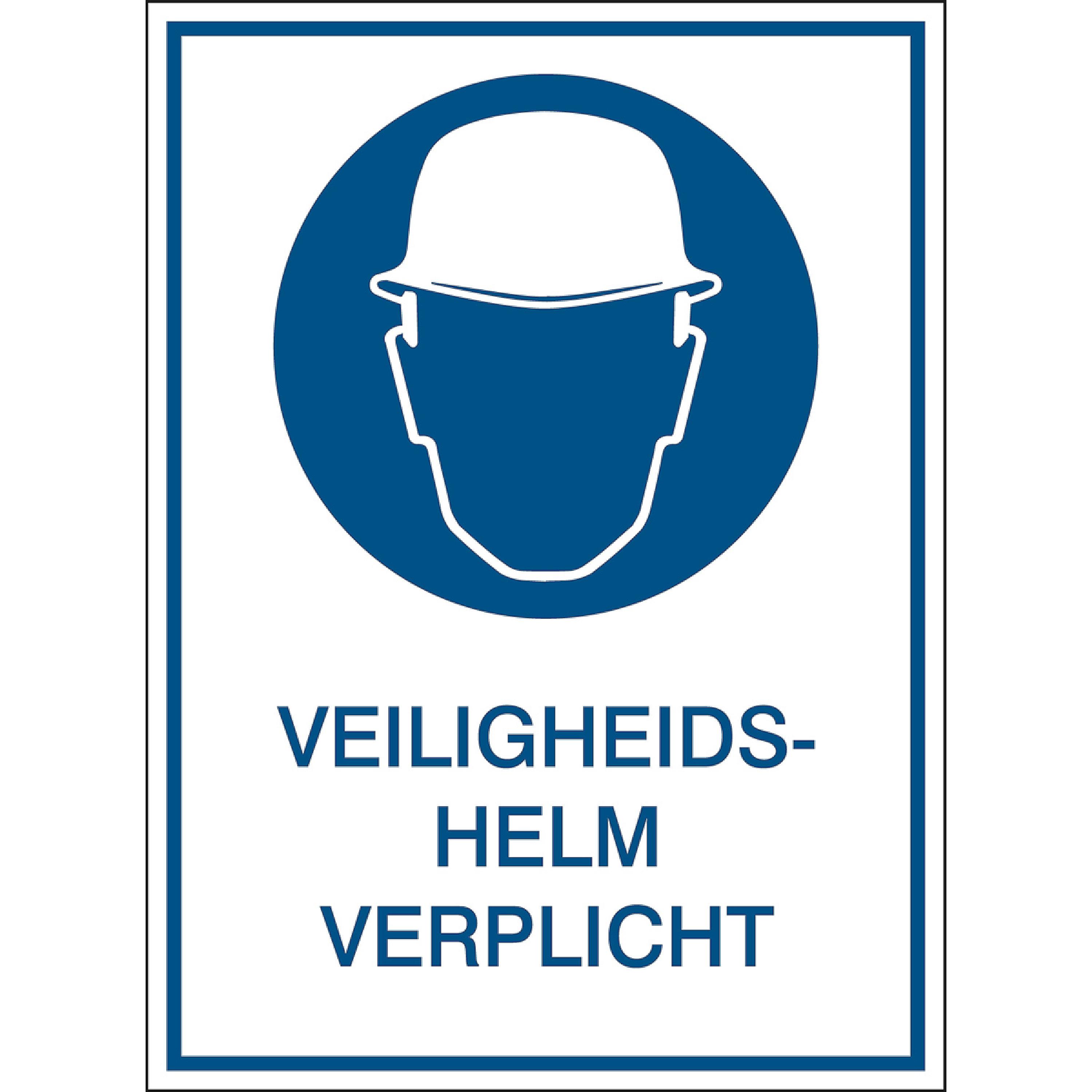 BRADY 808936 A4 safety pictogram - safety helmet mandatory, 297 x 210 ...