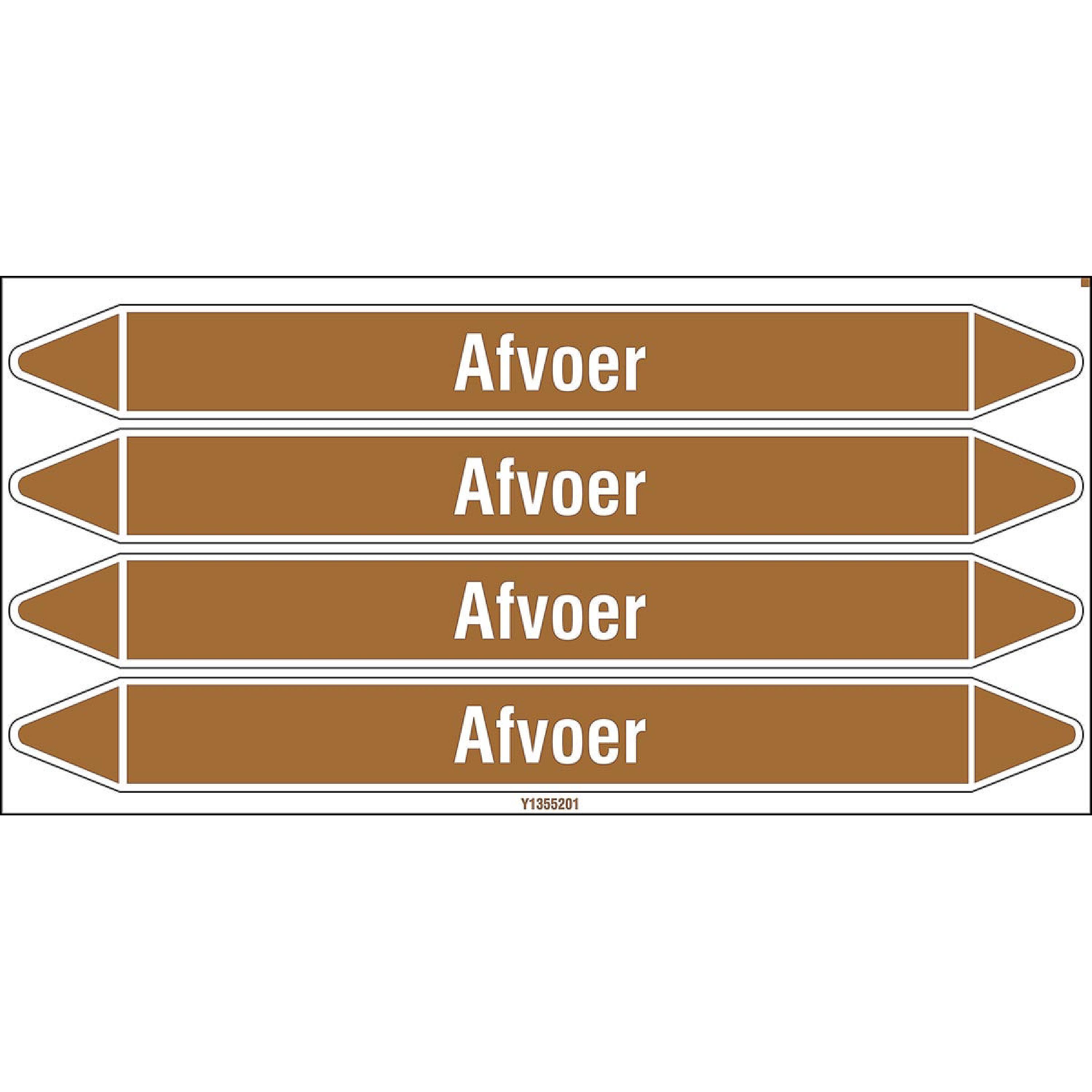 BRADY N004953 pipe marker for drainage, with perforated arrows, without ...