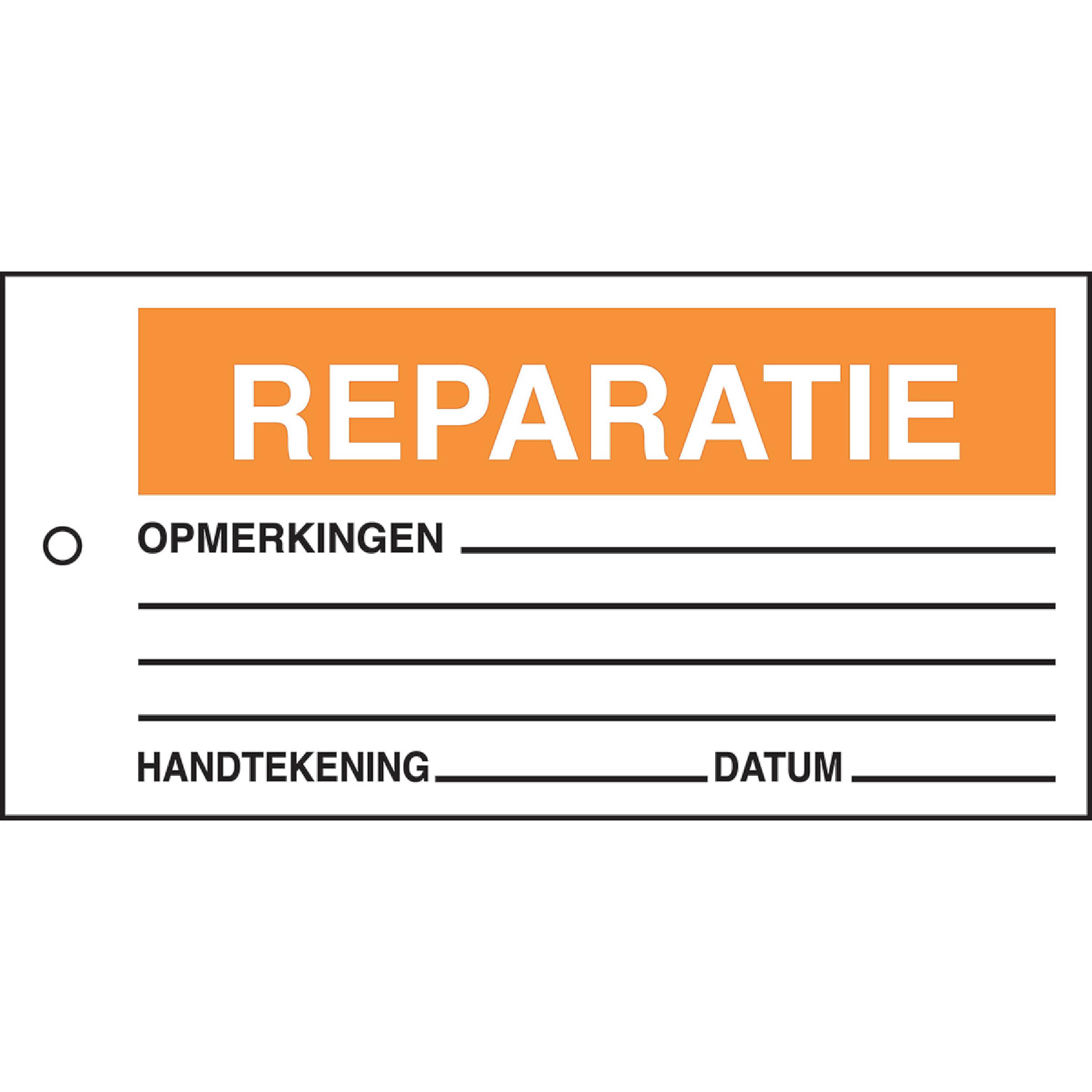 BRADY 230609 work order label - Repair, 75 x 150 mm (10 pcs) | Klium