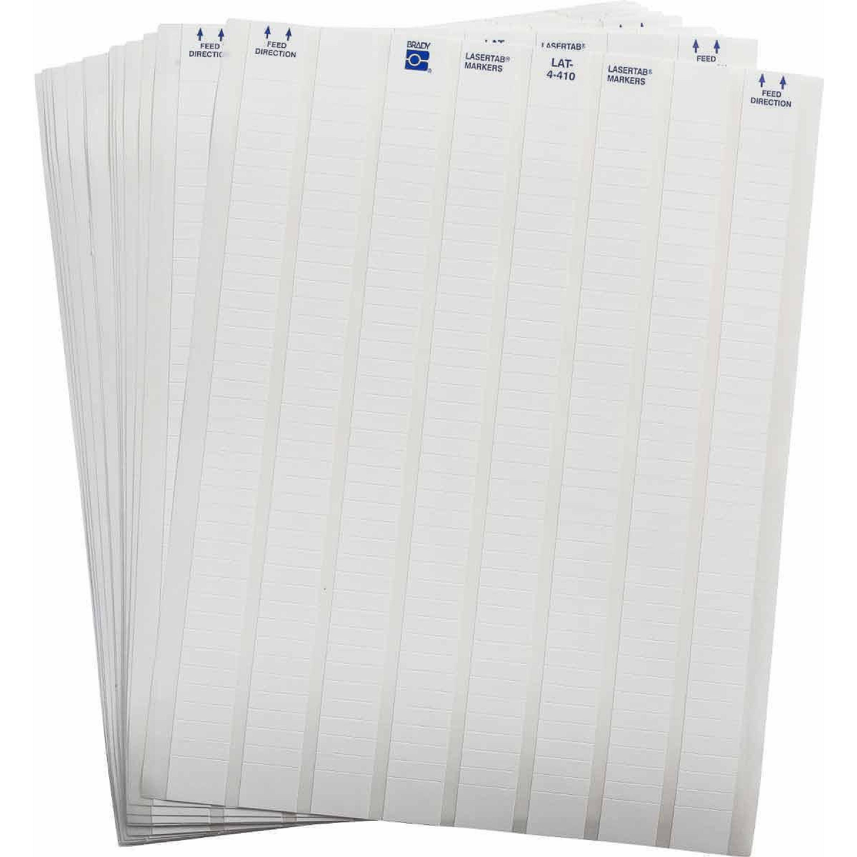 BRADY LAT-4-410-10 LaserTab printable labels for laser printers (10234 ...