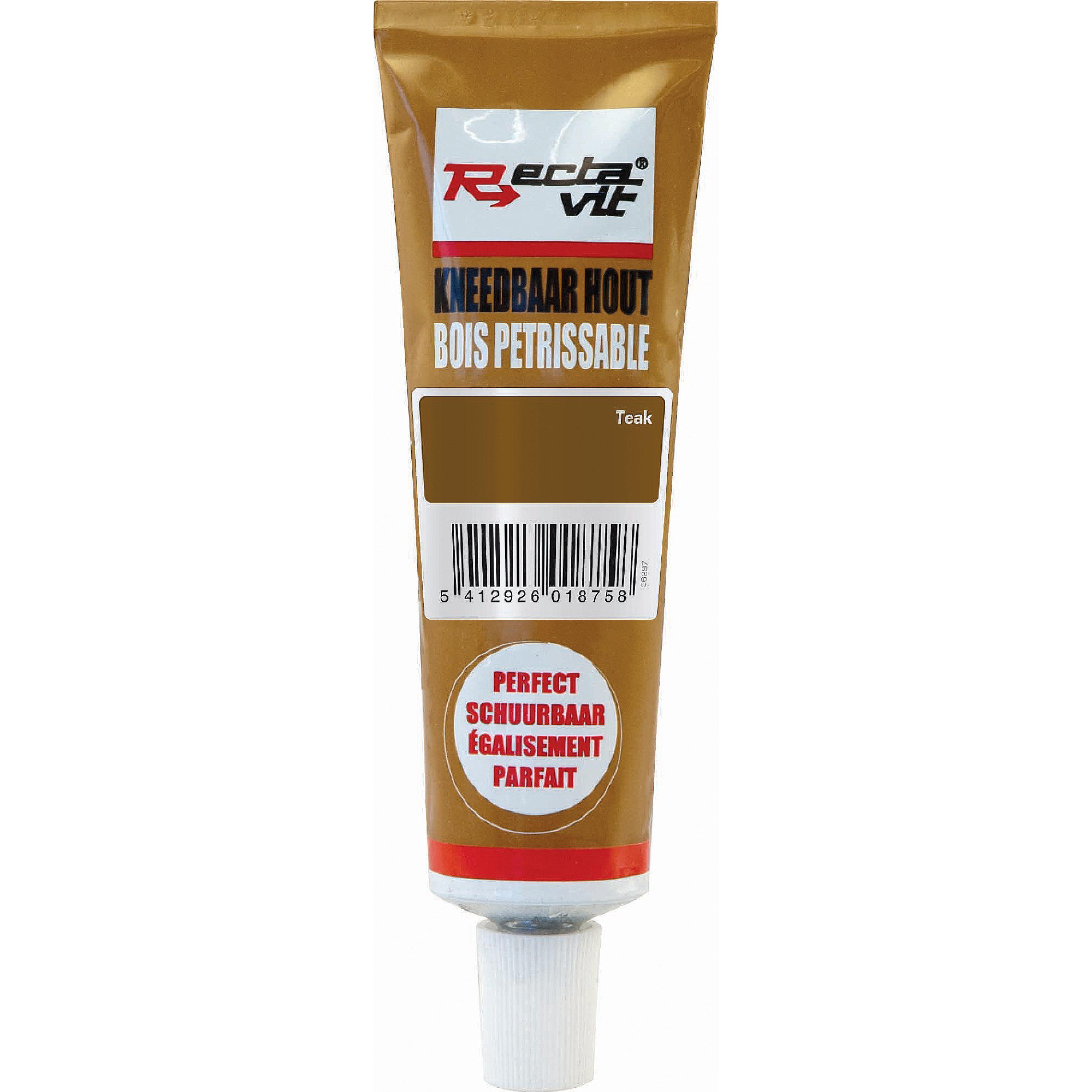 RECTAVIT 125223 kneadable wood filler teak (50 ml) | Klium