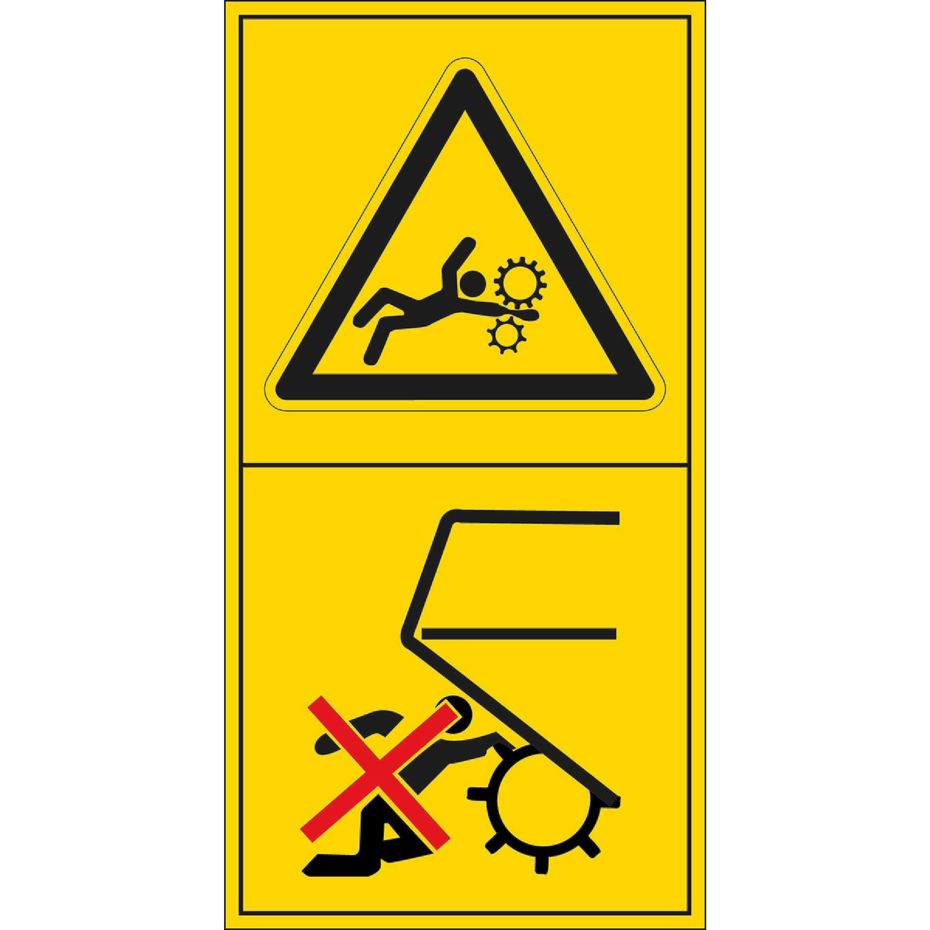 BRADY 804017 pictogram in accordance with DIN standard 30646 - danger ...