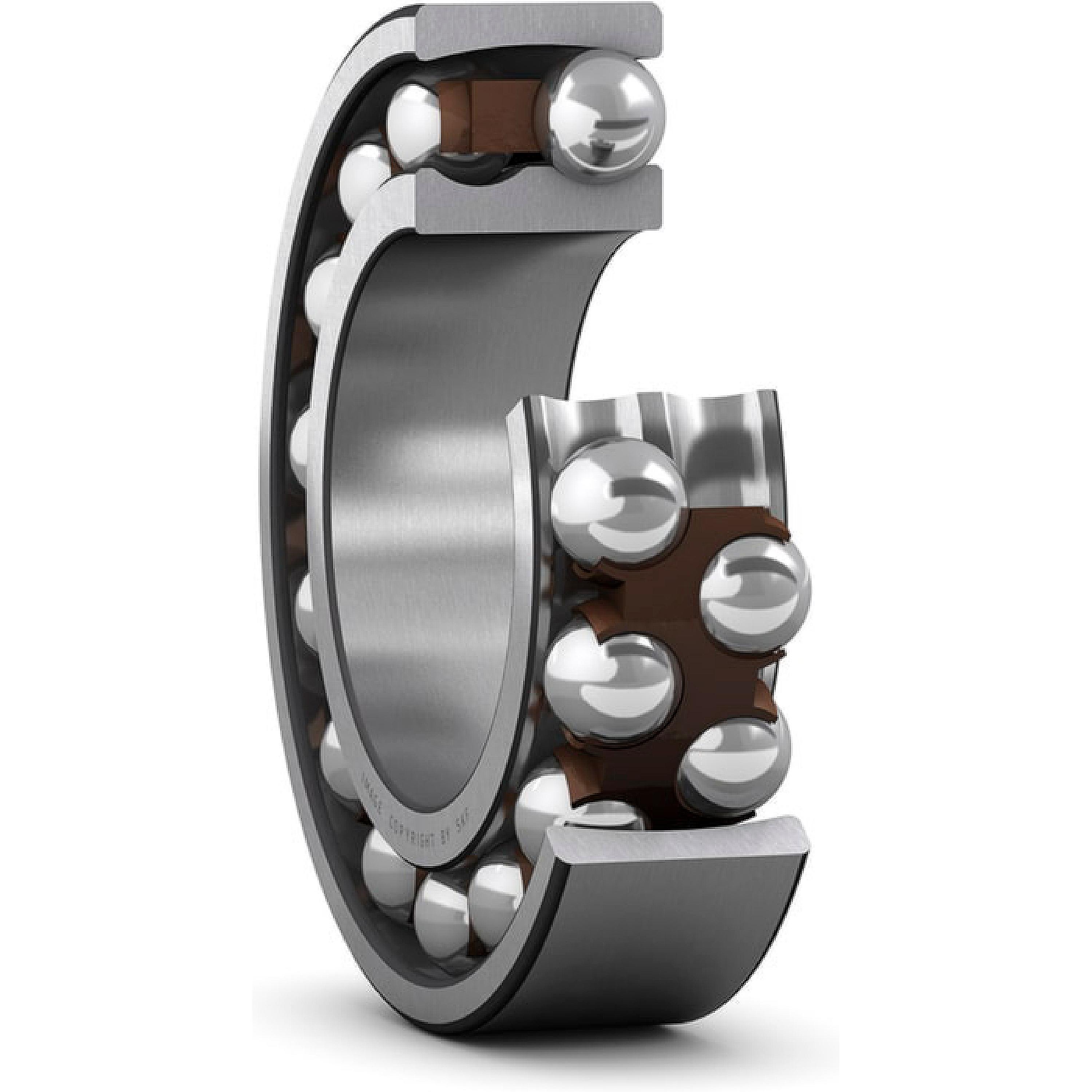 SKF 2305 ETN9/C3 double-row self-aligning ball bearing cylindrical ...